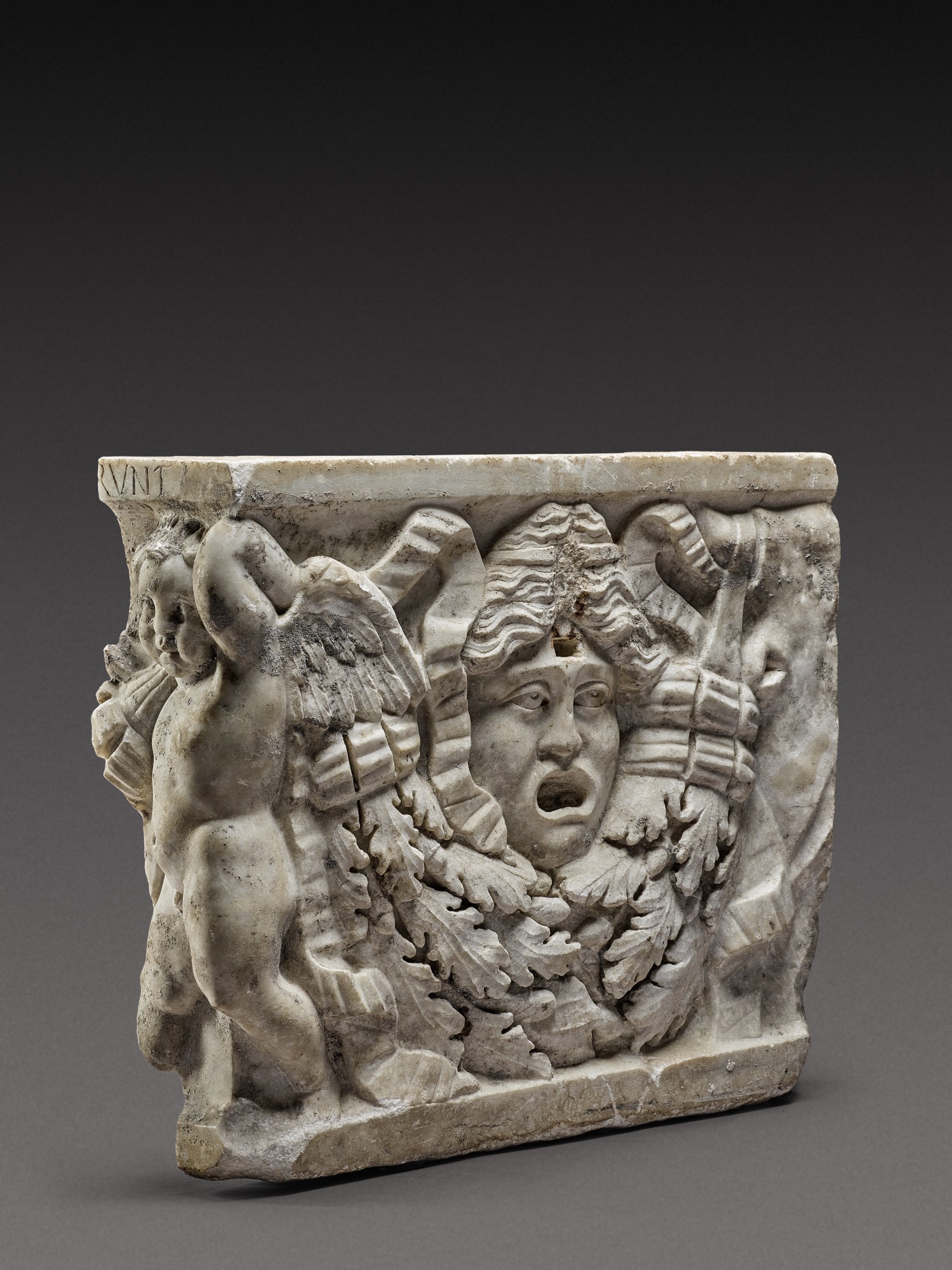 A Roman Marble Garland Sarcophagus Fragment, circa A.D. 135 | THE ...