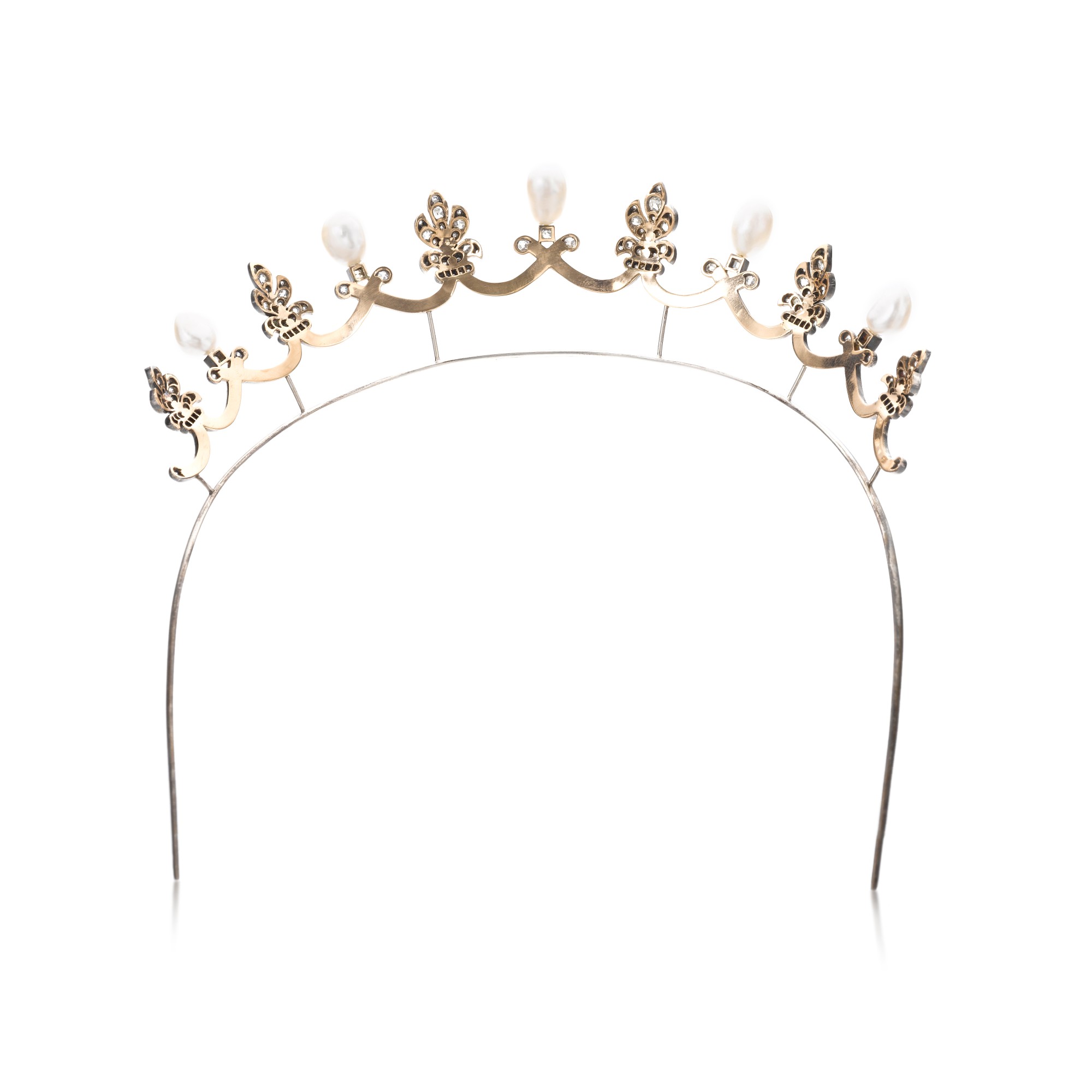 Natural pearl and diamond tiara | Magnificent Jewels and Noble Jewels ...