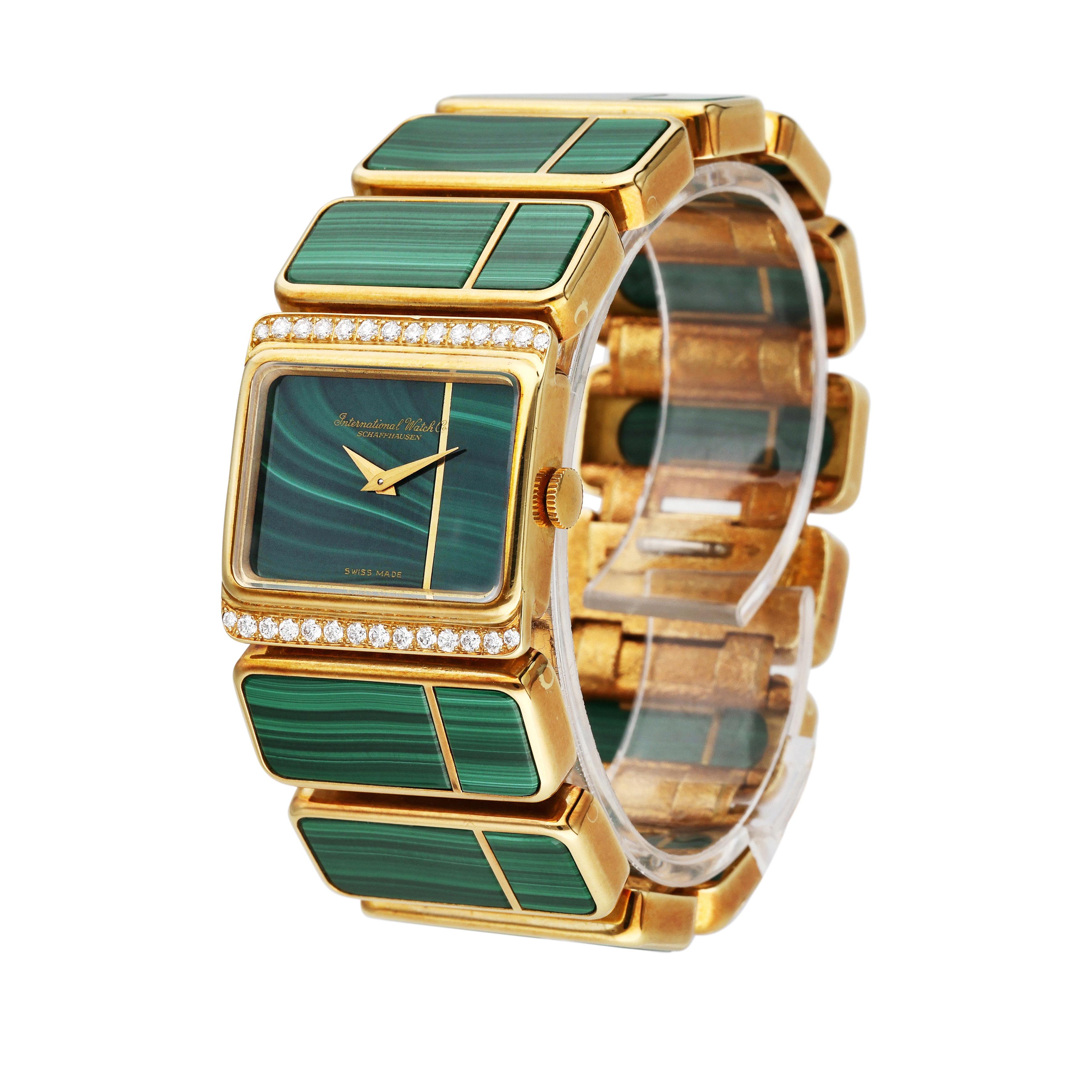 Reference 7152 'Khanjar' | A yellow gold, malachite and diamond-set ...