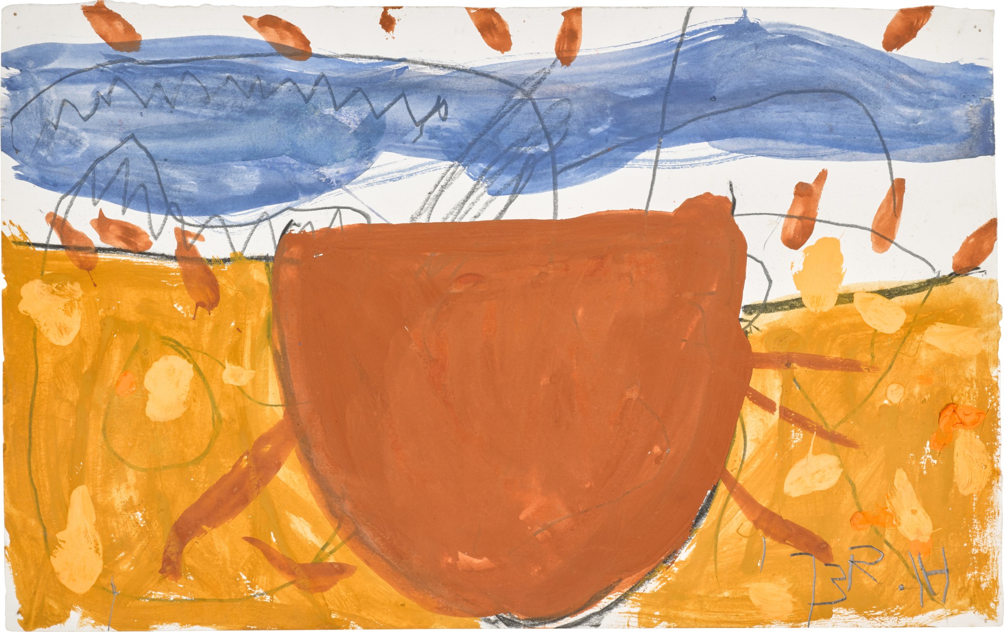 ROGER HILTON | UNTITLED | Made in Britain | 2020 | Sotheby's