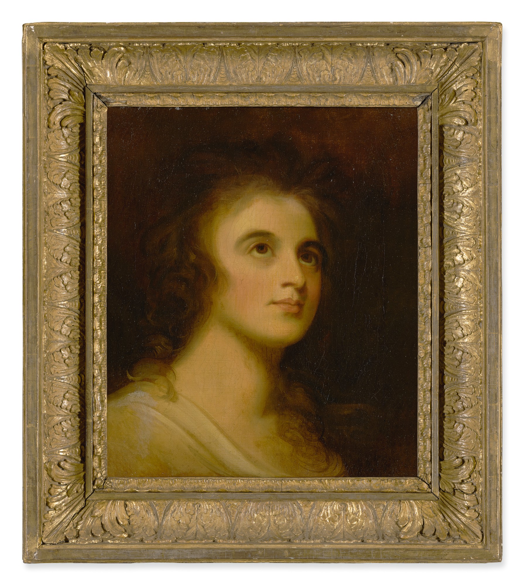 CIRCLE OF GEORGE ROMNEY | PORTRAIT OF EMMA HART, LATER LADY HAMILTON ...