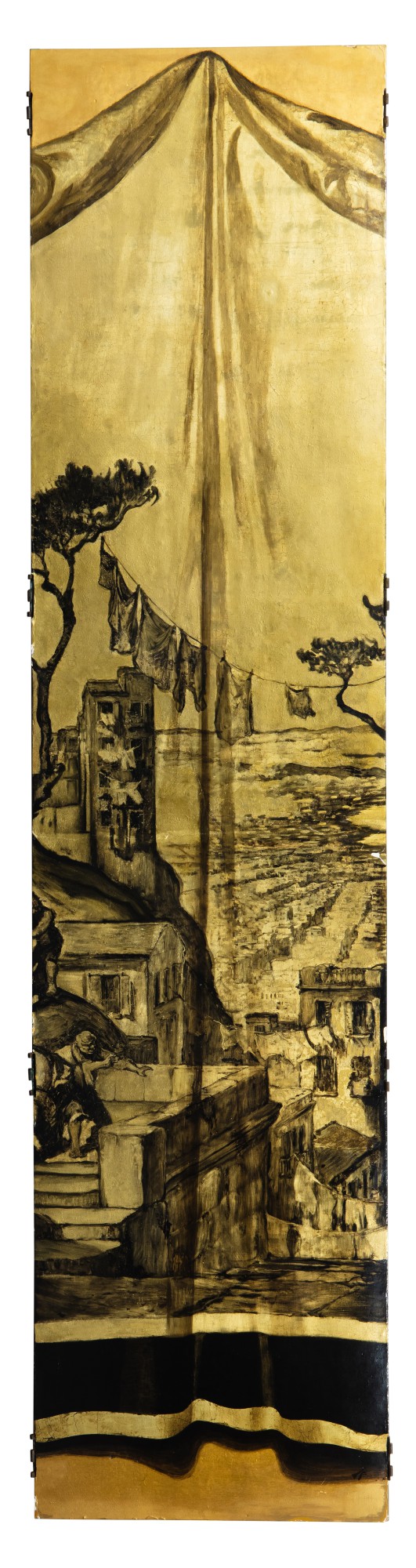 José María Sert (1874-1945) 'Vision de Naples' An eleven-leaf screen ...