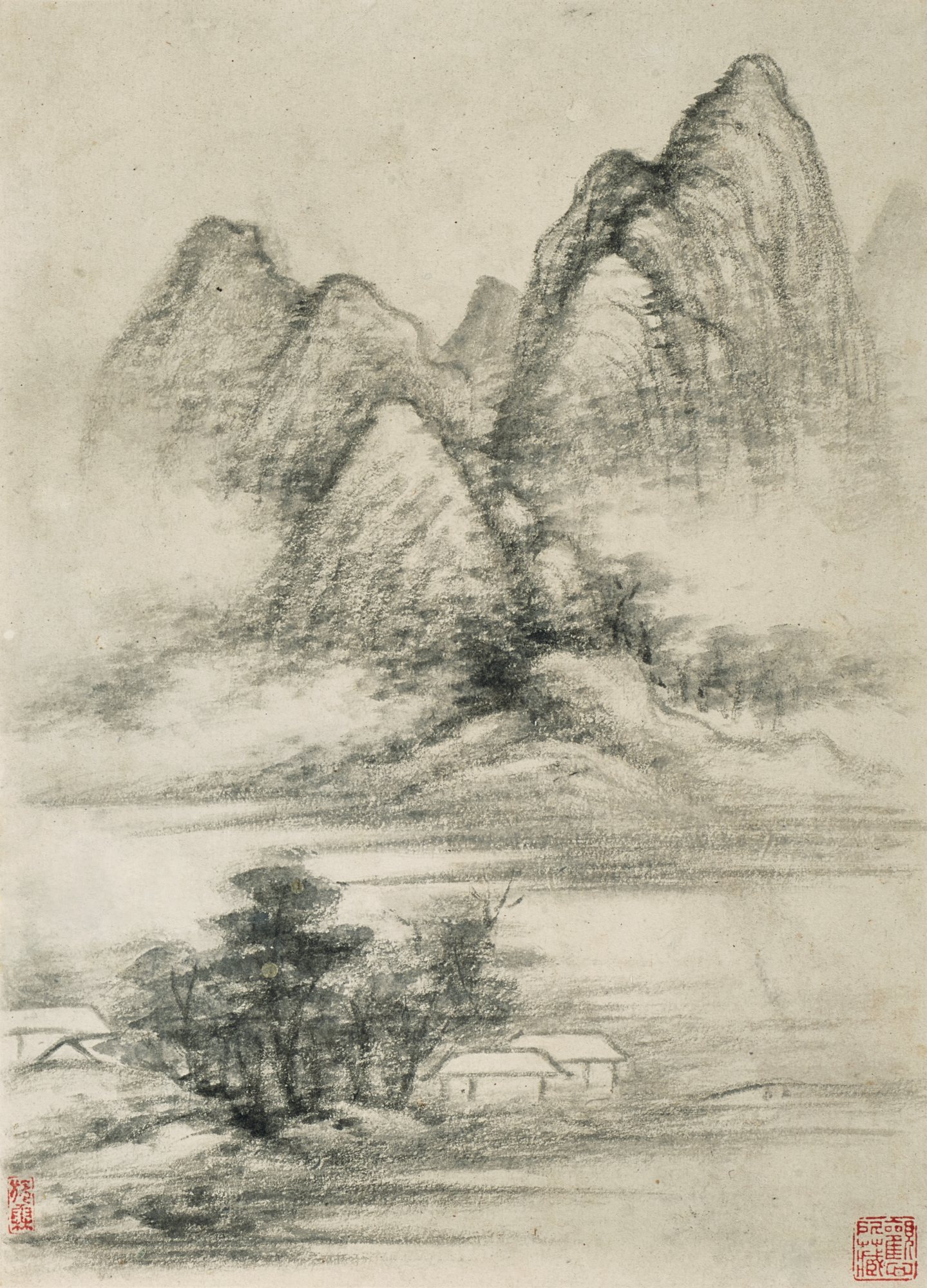 Shi Lin (Active mid-17th century) 施霖 | Landscapes 山水冊 | Fine Classical ...