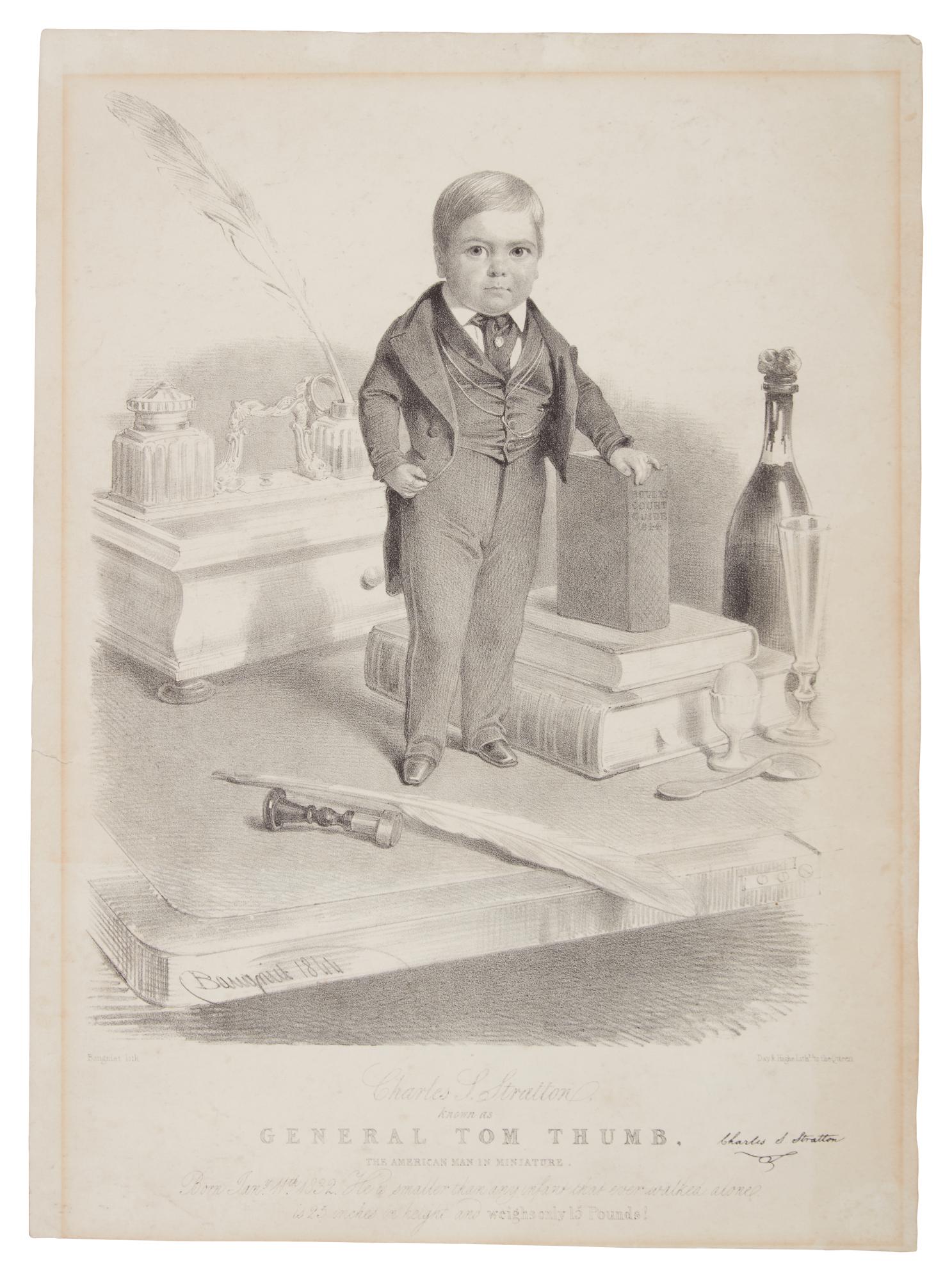General Tom Thumb (Charles Sherwood Stratton) | Attractive broadsides ...