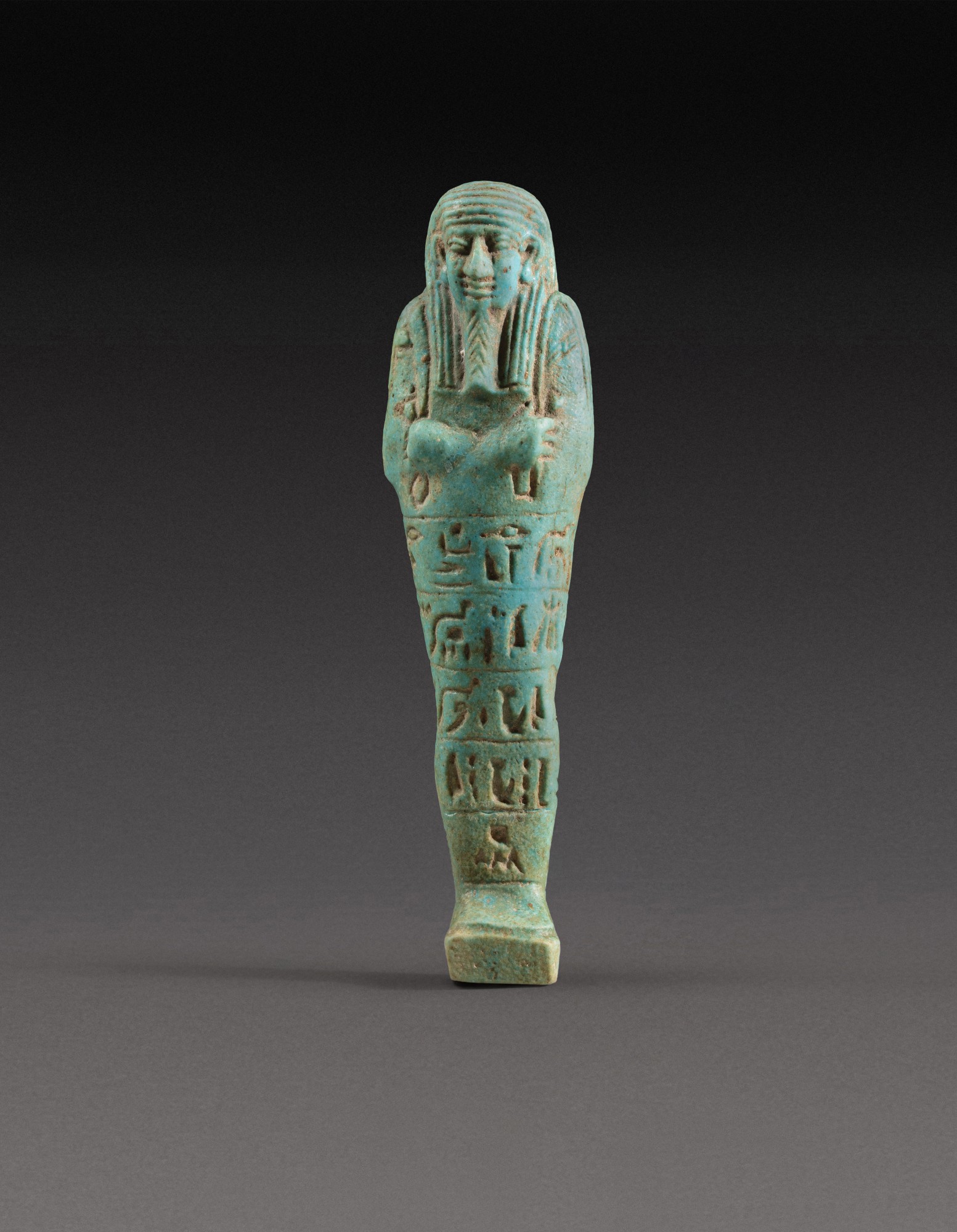 An Egyptian Turquoise Faience Ushabti, 30th dynasty, 380-342 B.C ...
