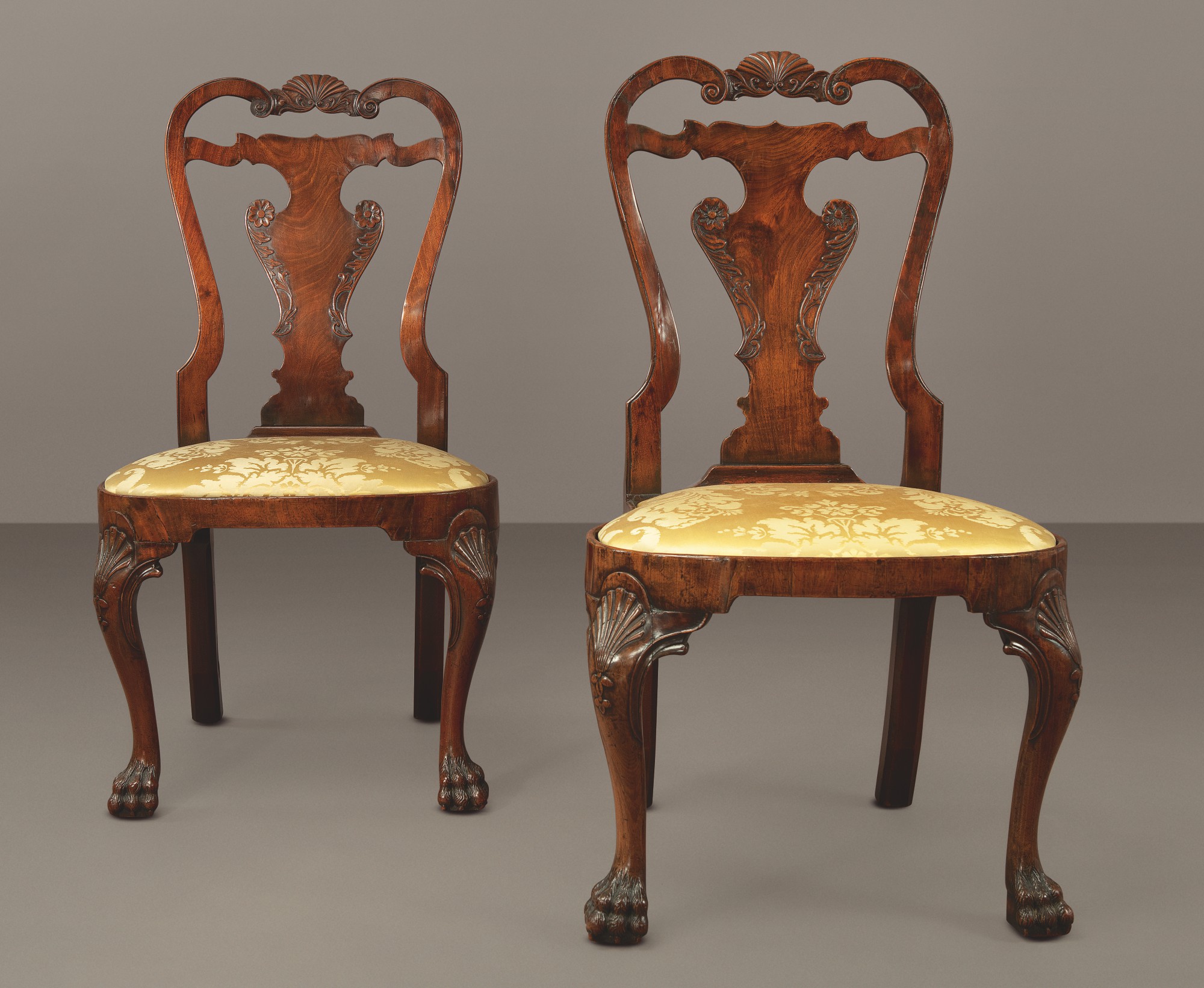 A PAIR OF GEORGE II WALNUT SIDE CHAIRS, CIRCA 1740 | STYLE: Furniture ...