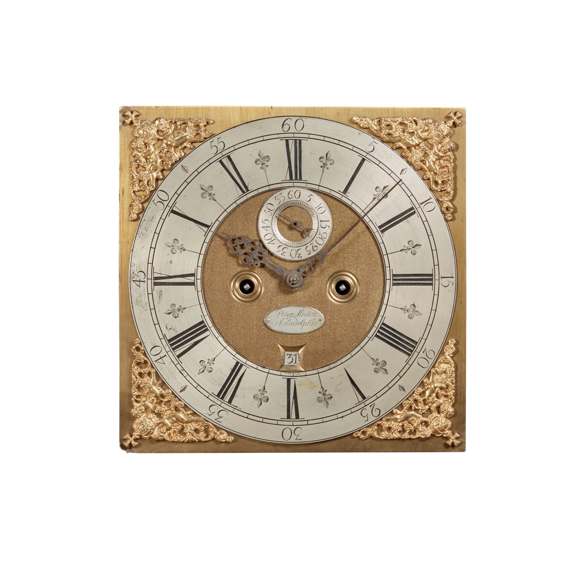 Fine and Rare William and Mary Walnut Tall Case Clock, Works by Peter ...