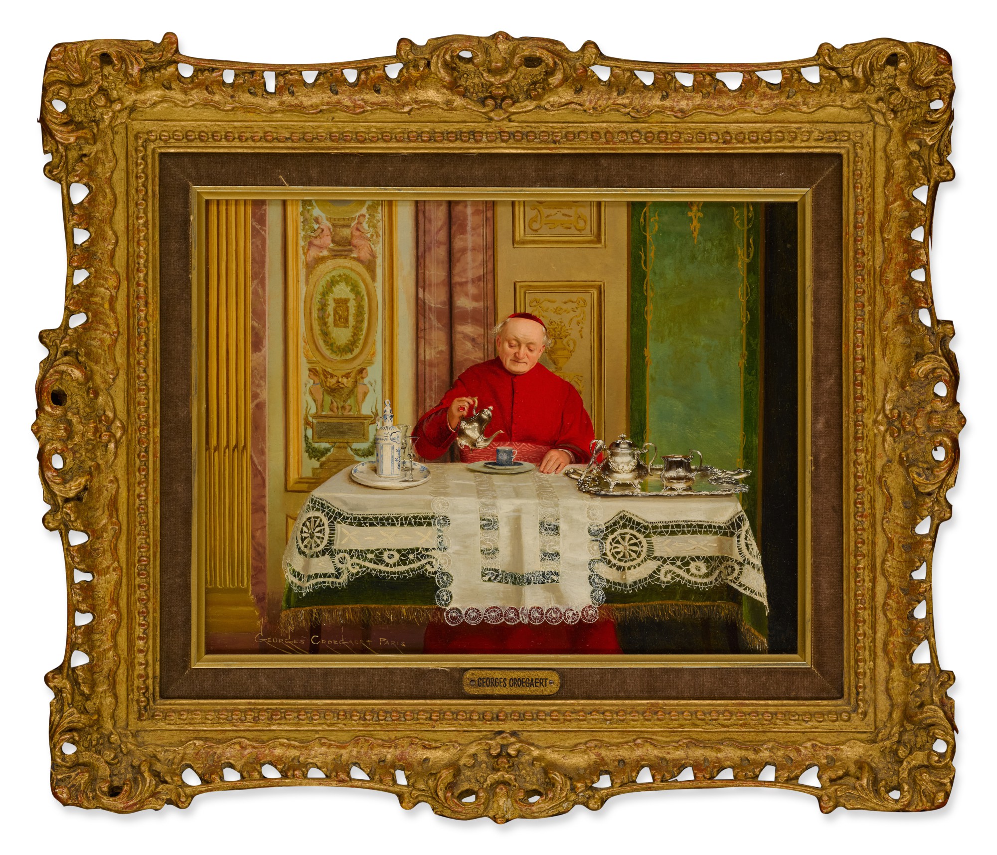 Cardinal Taking Coffee | The European Art Sale Part II | 2022 | Sotheby's