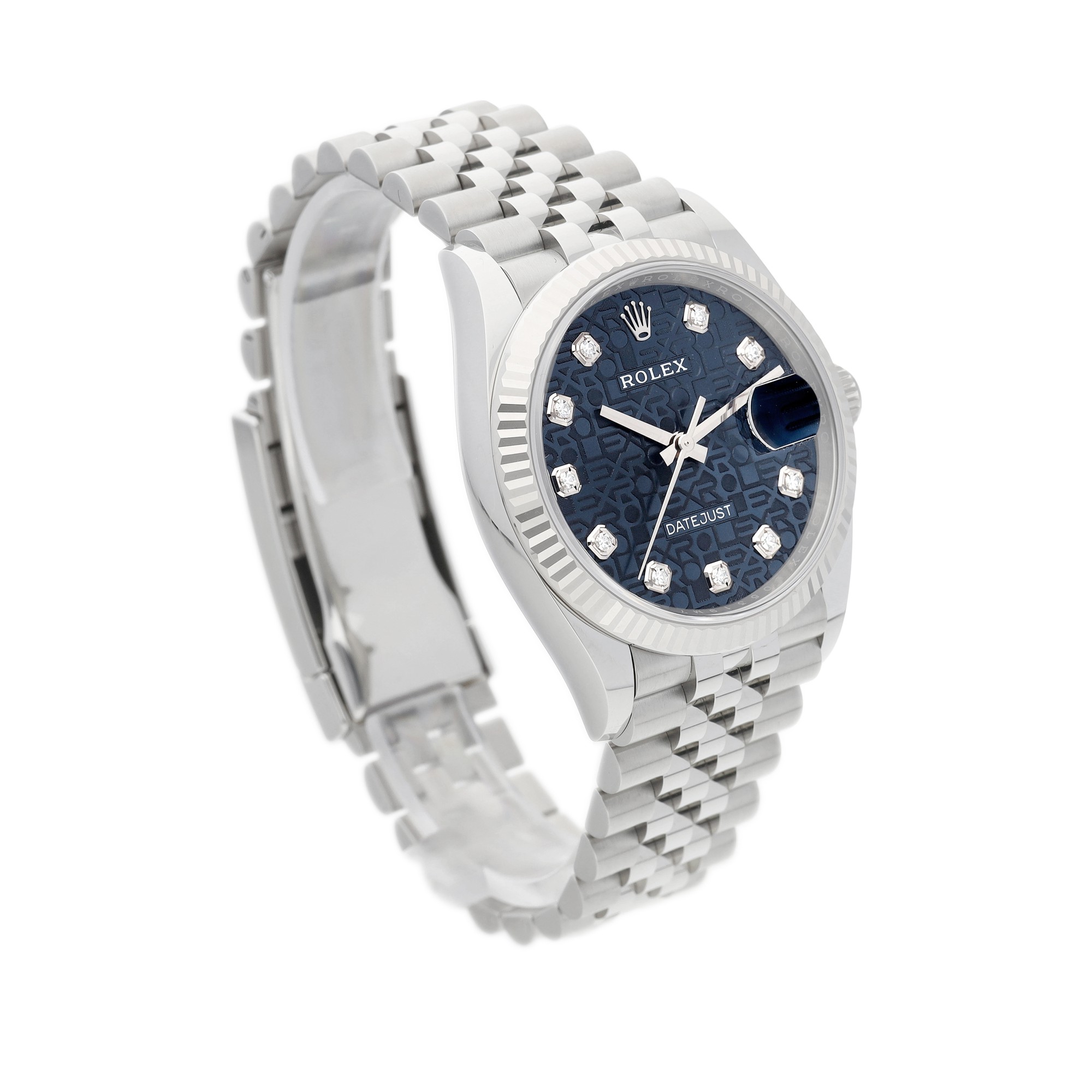 DateJust, Reference 126234 | A stainless steel and diamond-set ...