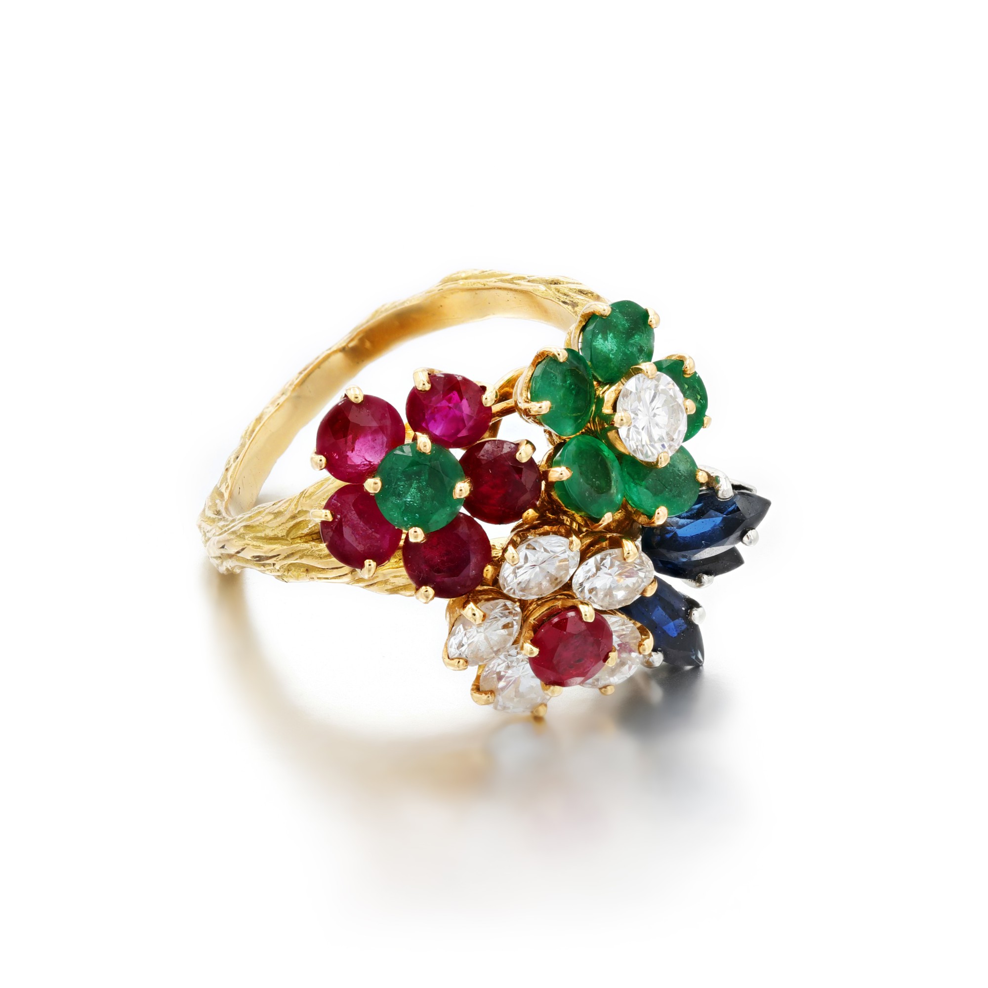 Mauboussin | Bague saphirs, rubis, émeraudes et diamants | Sapphire ...