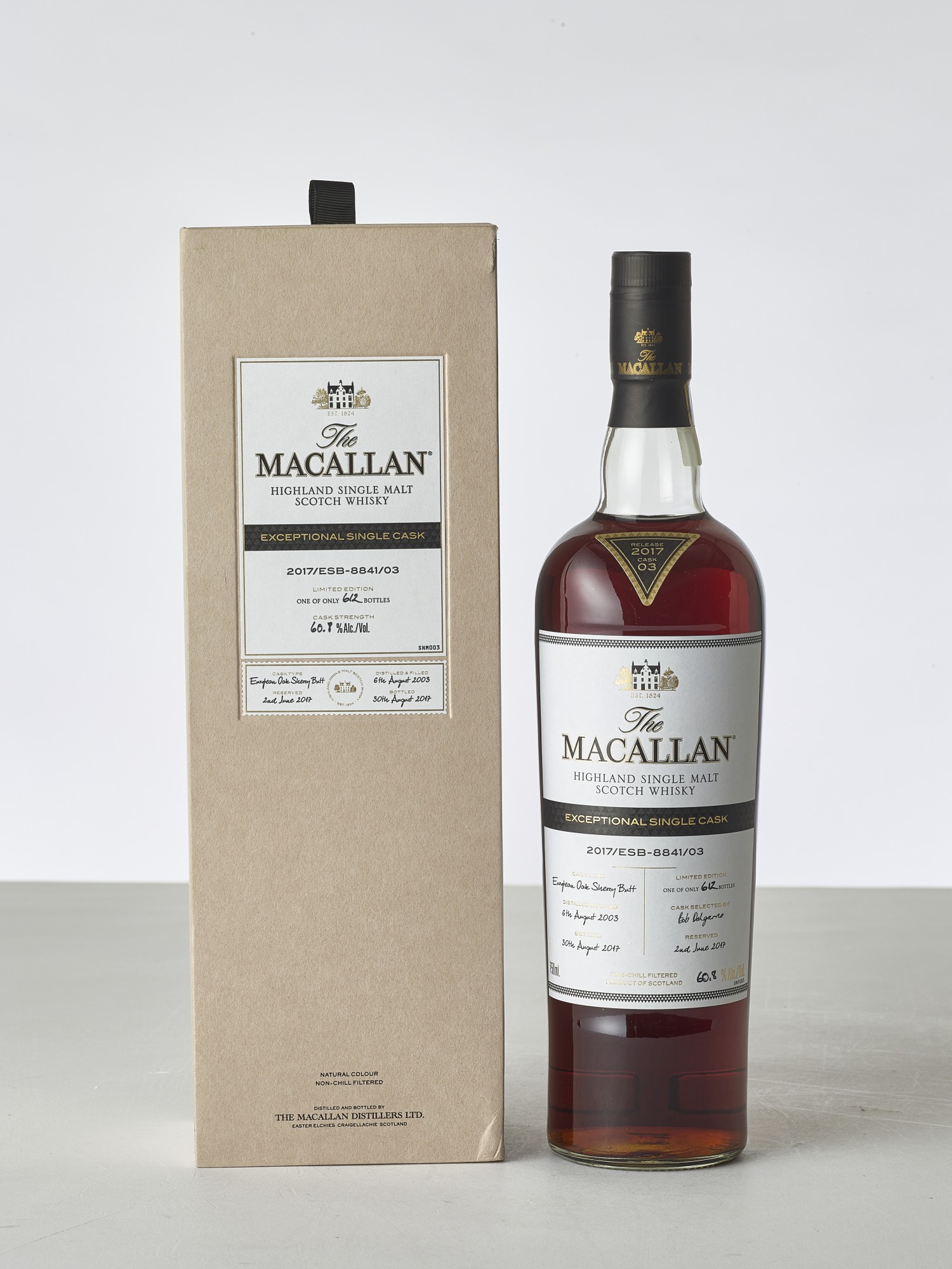 The Macallan Exceptional Single Cask - 2017/ESB-8841/03 2003 (1 BT ...