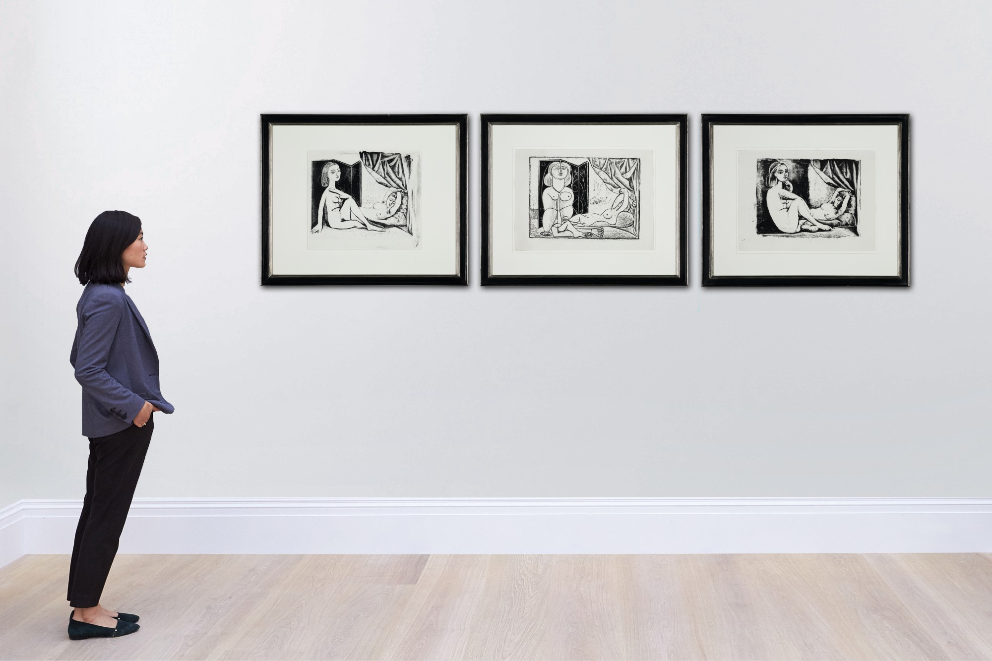 PABLO PICASSO | LES DEUX FEMMES NUES (M. 16) | The World of Picasso: Including Works from the ...