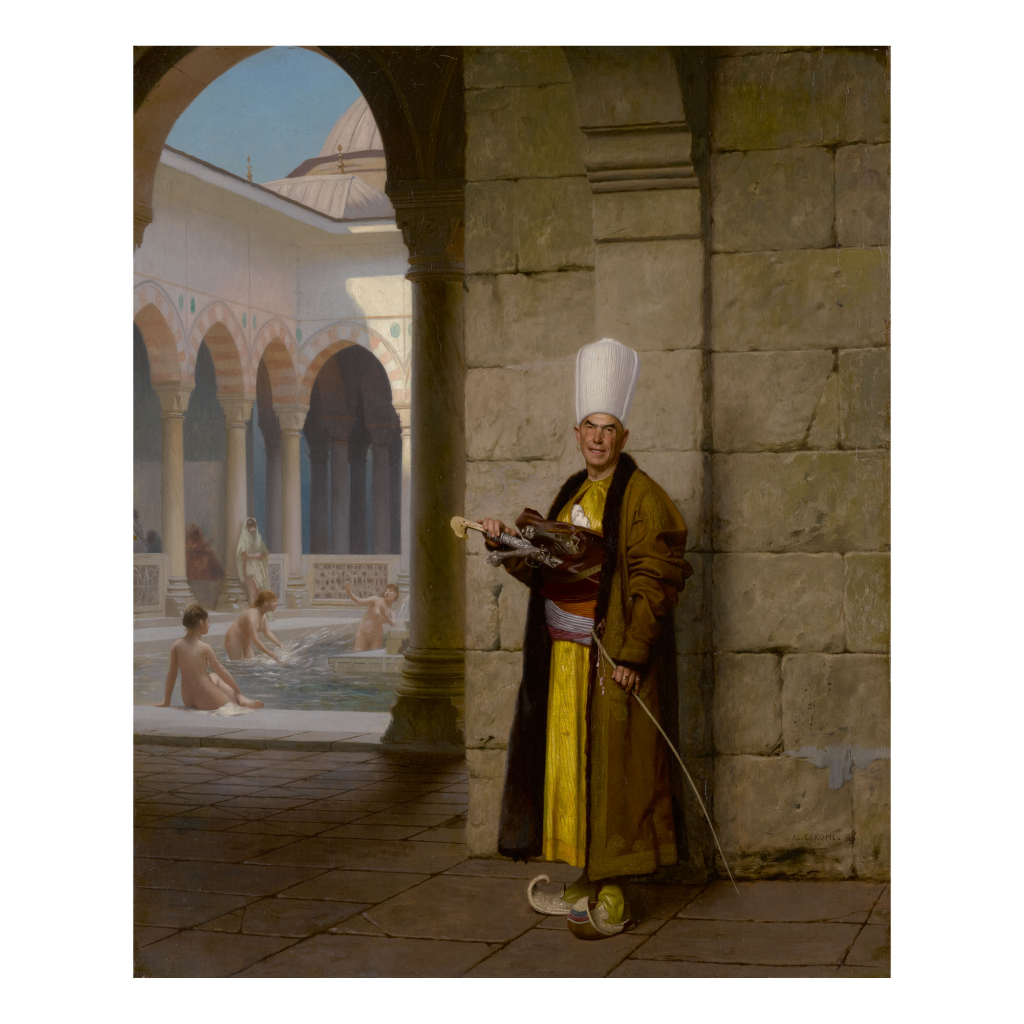 JEAN-LÉON GÉRÔME | THE GRAND WHITE EUNUCH | 19th Century European Art ...