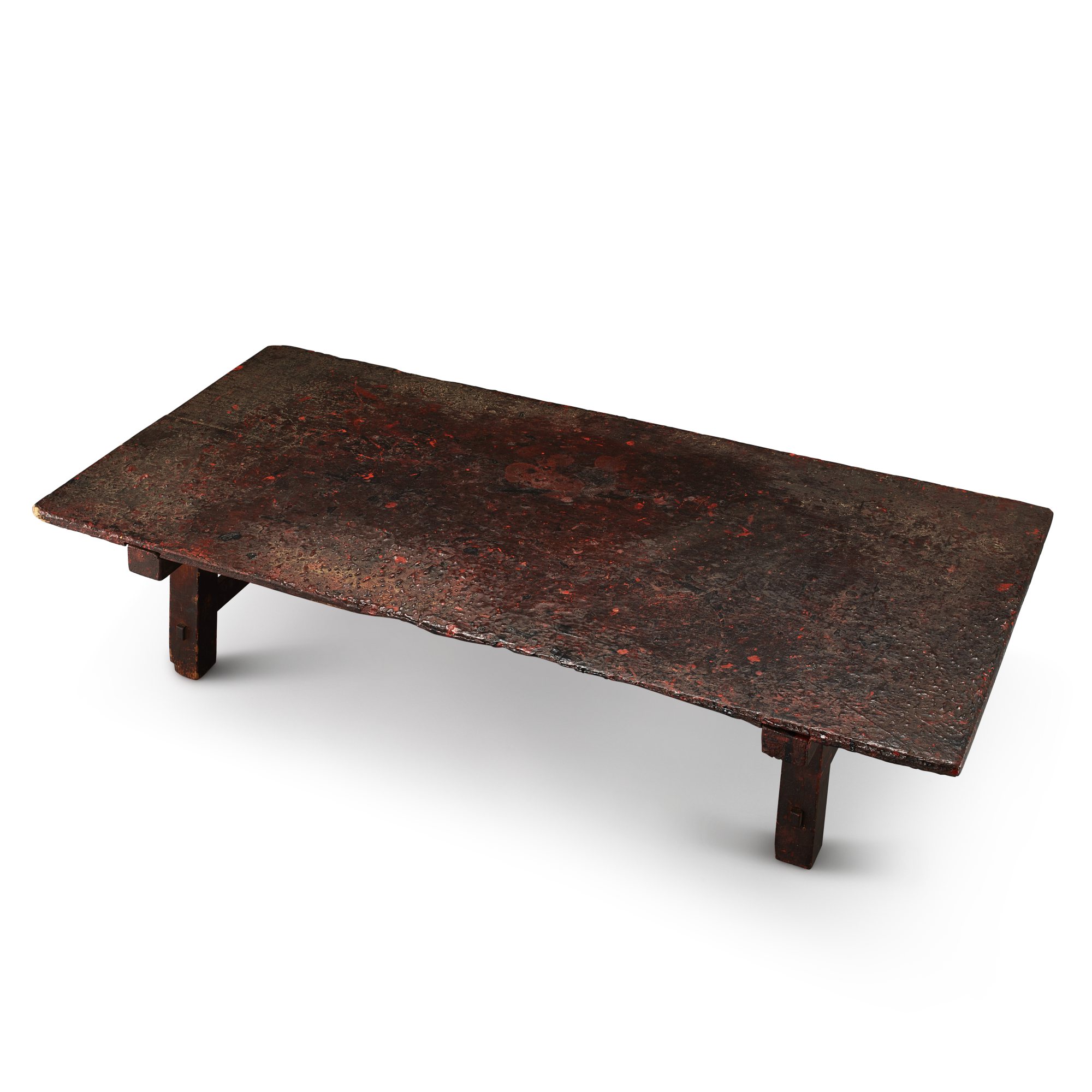 A lacquer smith's low table, Urushi Goshi Joban, Japan, Showa period ...