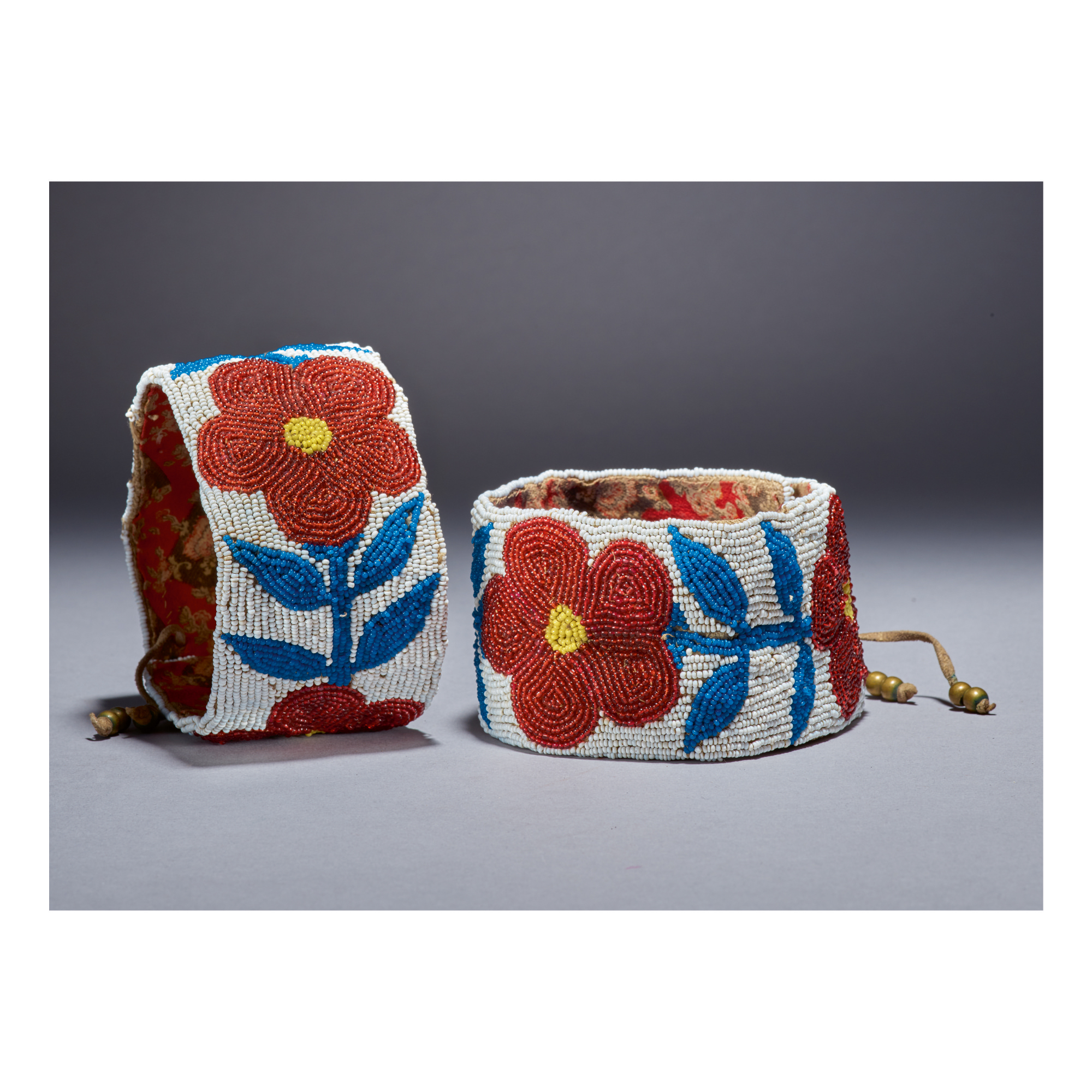 PAIR OF SHOSHONE BEADED ARMBANDS, NORTHERN PLAINS | Art of Africa ...