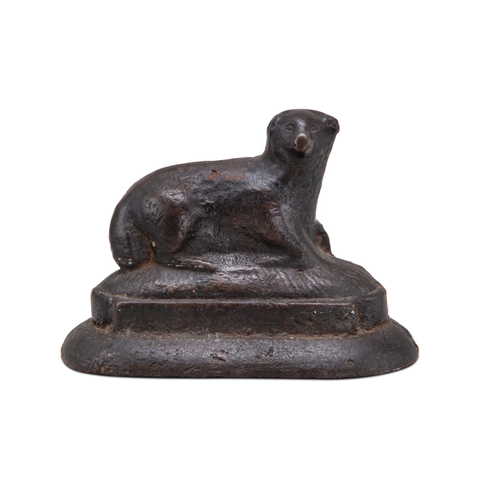 American 'Recumbent Lamb' Lead Paperweight, 19th Century | The William ...