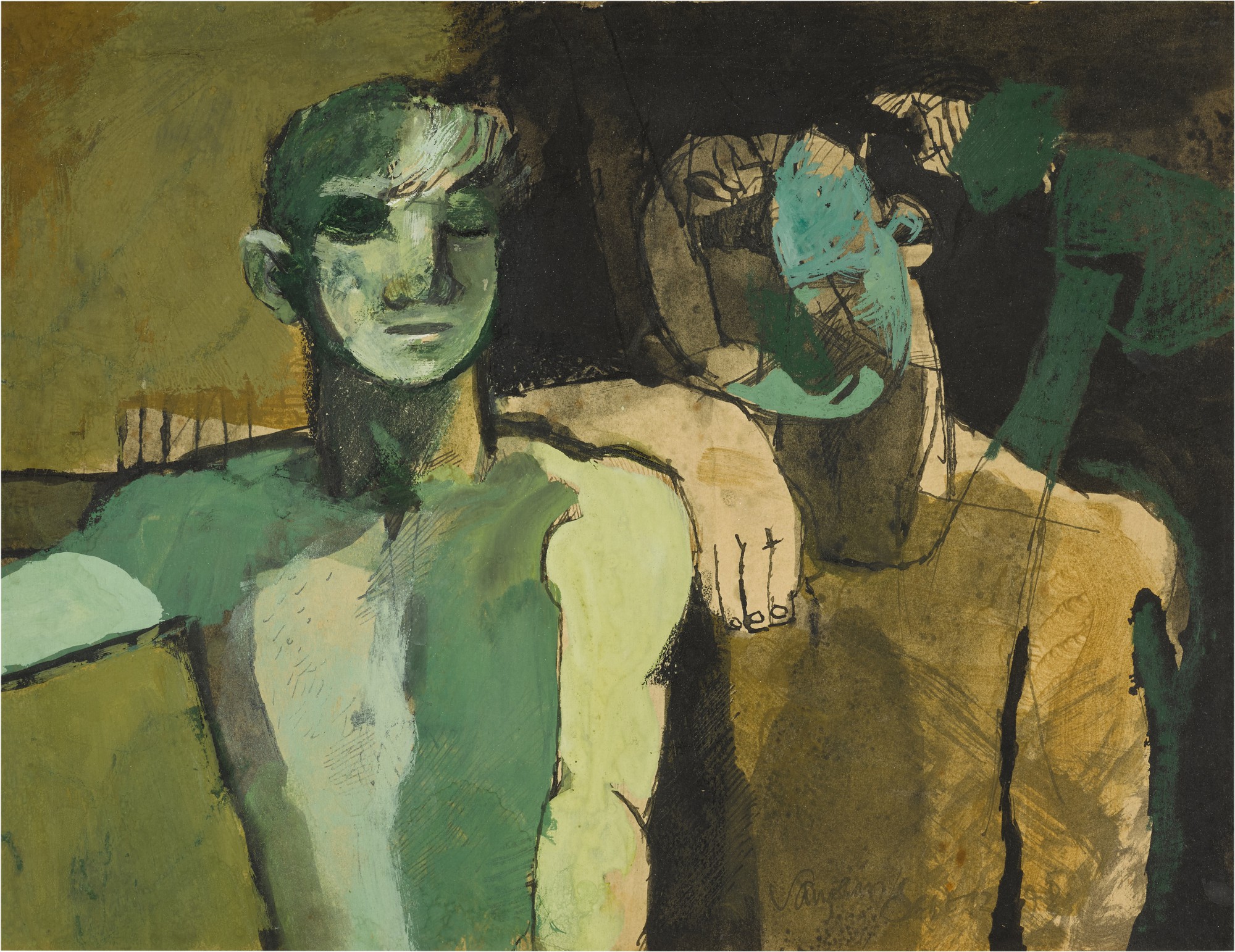 Green Figures | Modern British Art | 2021 | Sotheby's