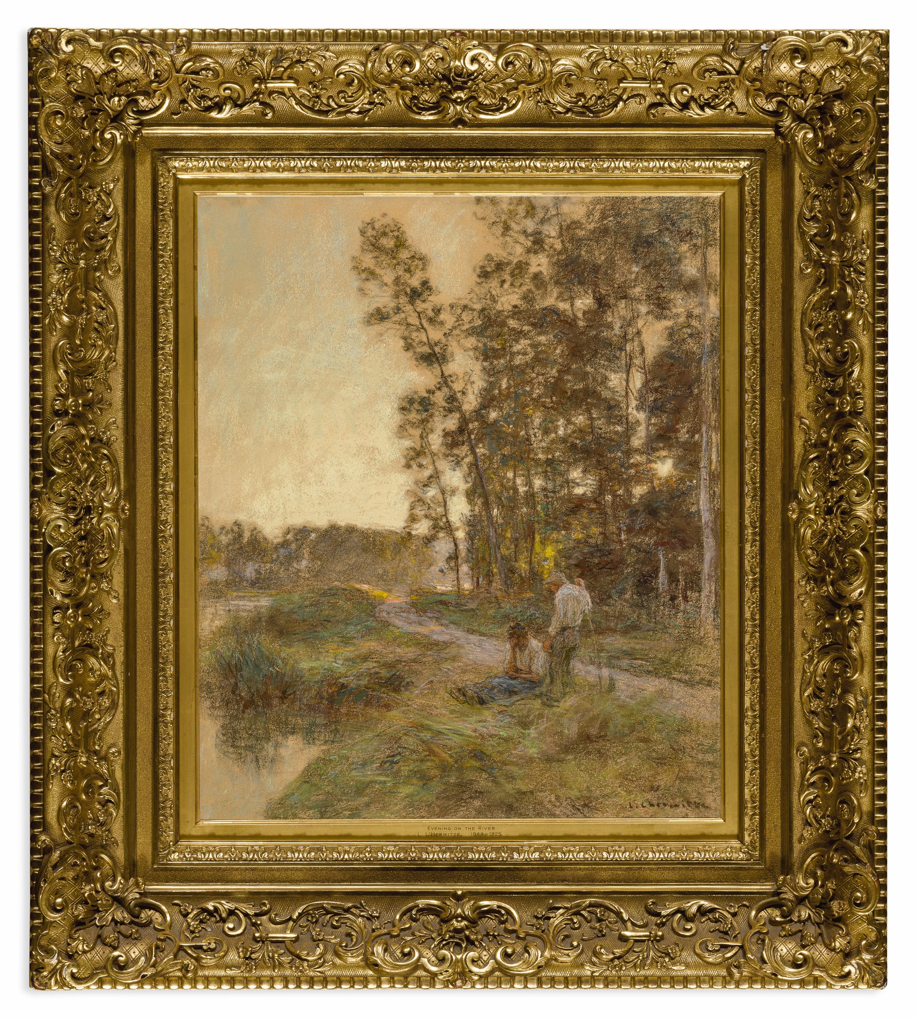 LÉON-AUGUSTIN LHERMITTE | AU BORDS DE L'EAU | 19th Century European Art ...