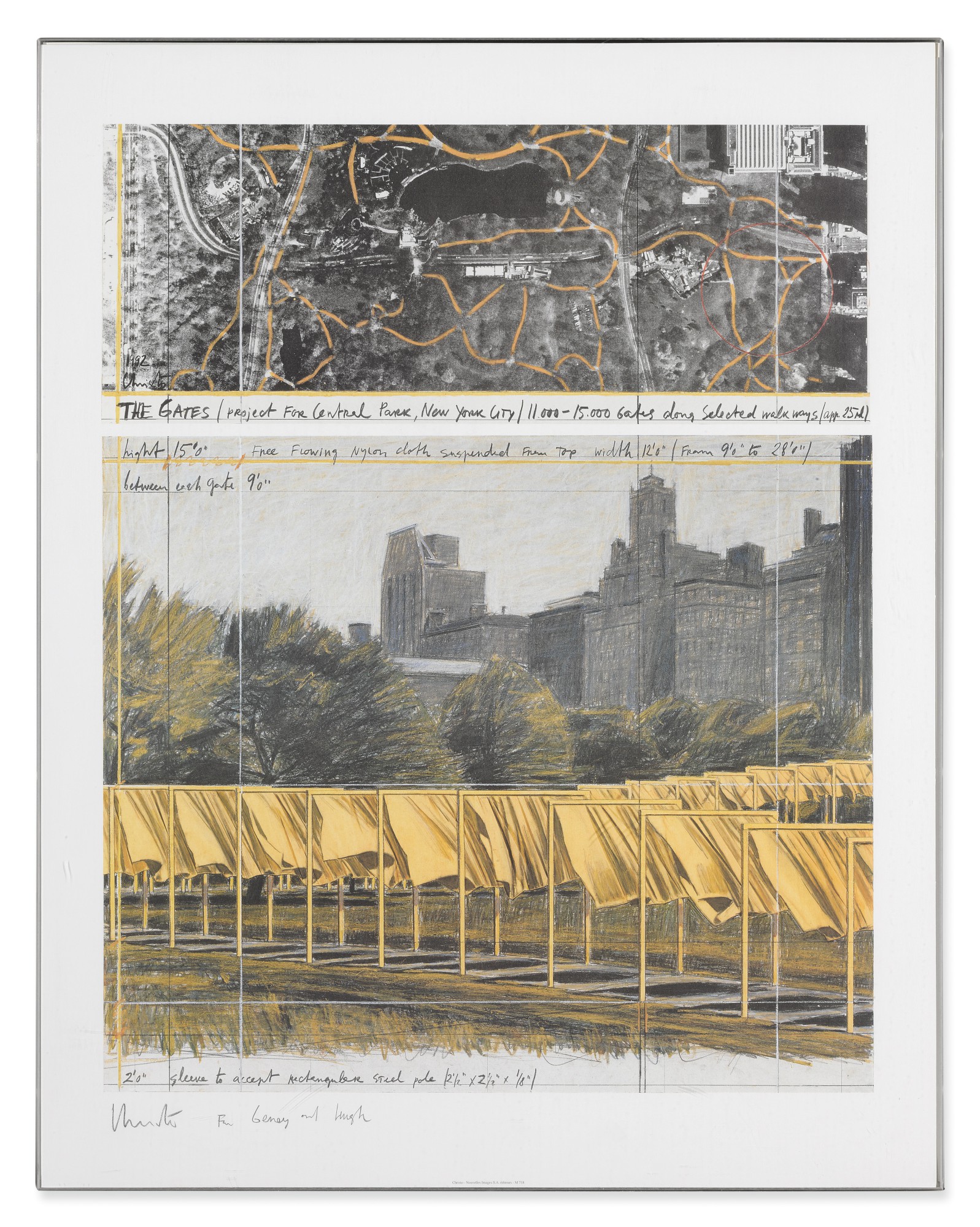 The Gates, Project for Central Park, New York City: 5 Prints ...