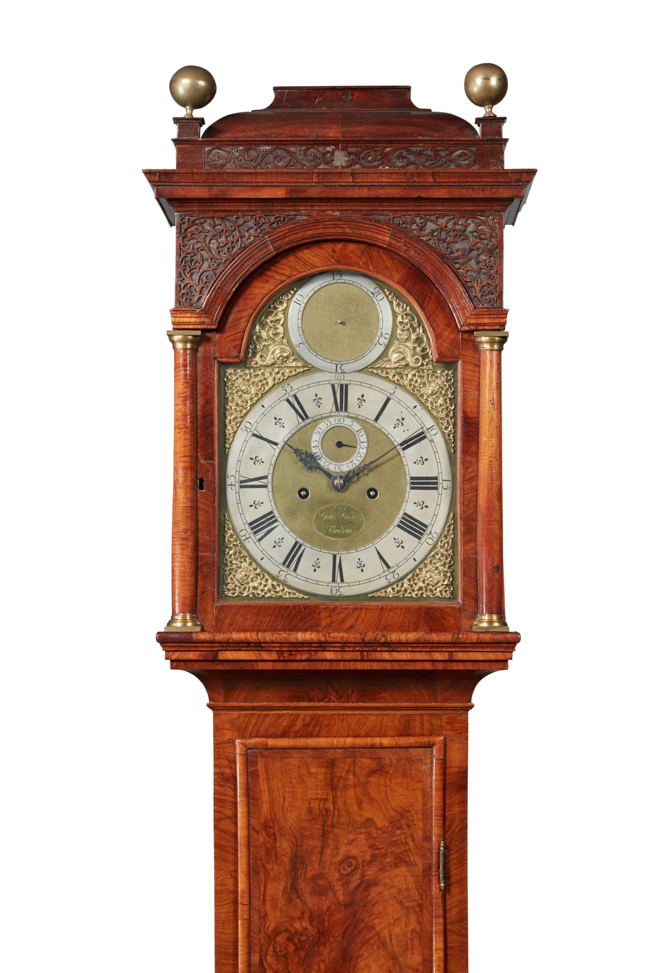 A George I Walnut Longcase Clock, Daniel Quare, London, No. 156, Circa ...