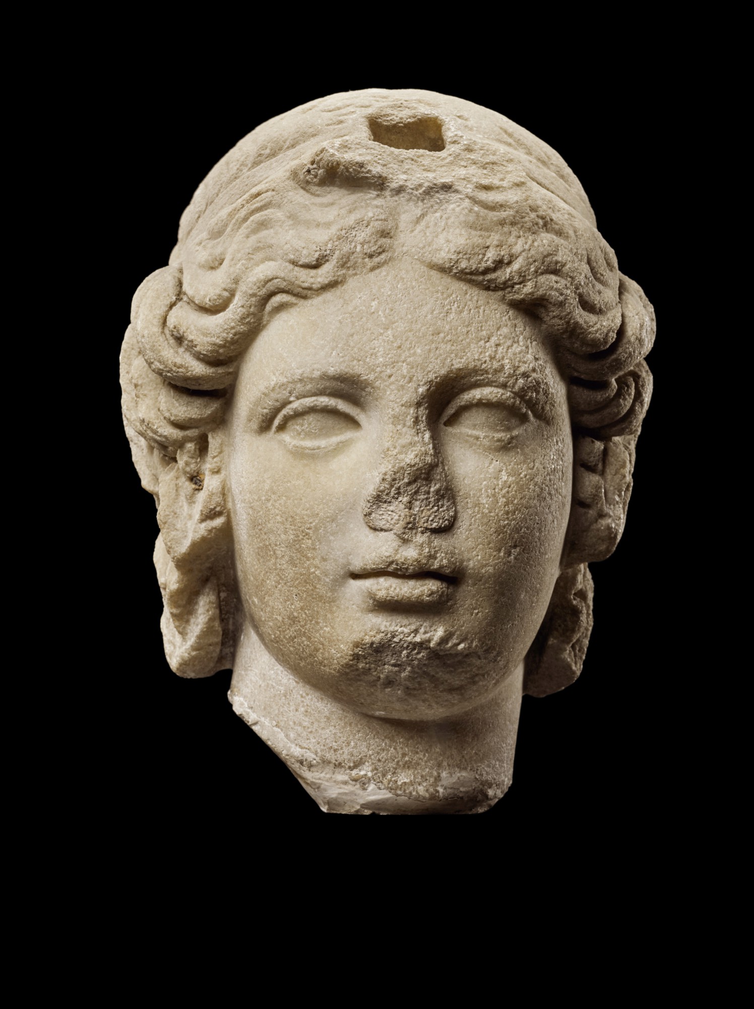 A Marble Head of the Goddess Isis, Roman Imperial, 2nd Century A.D ...