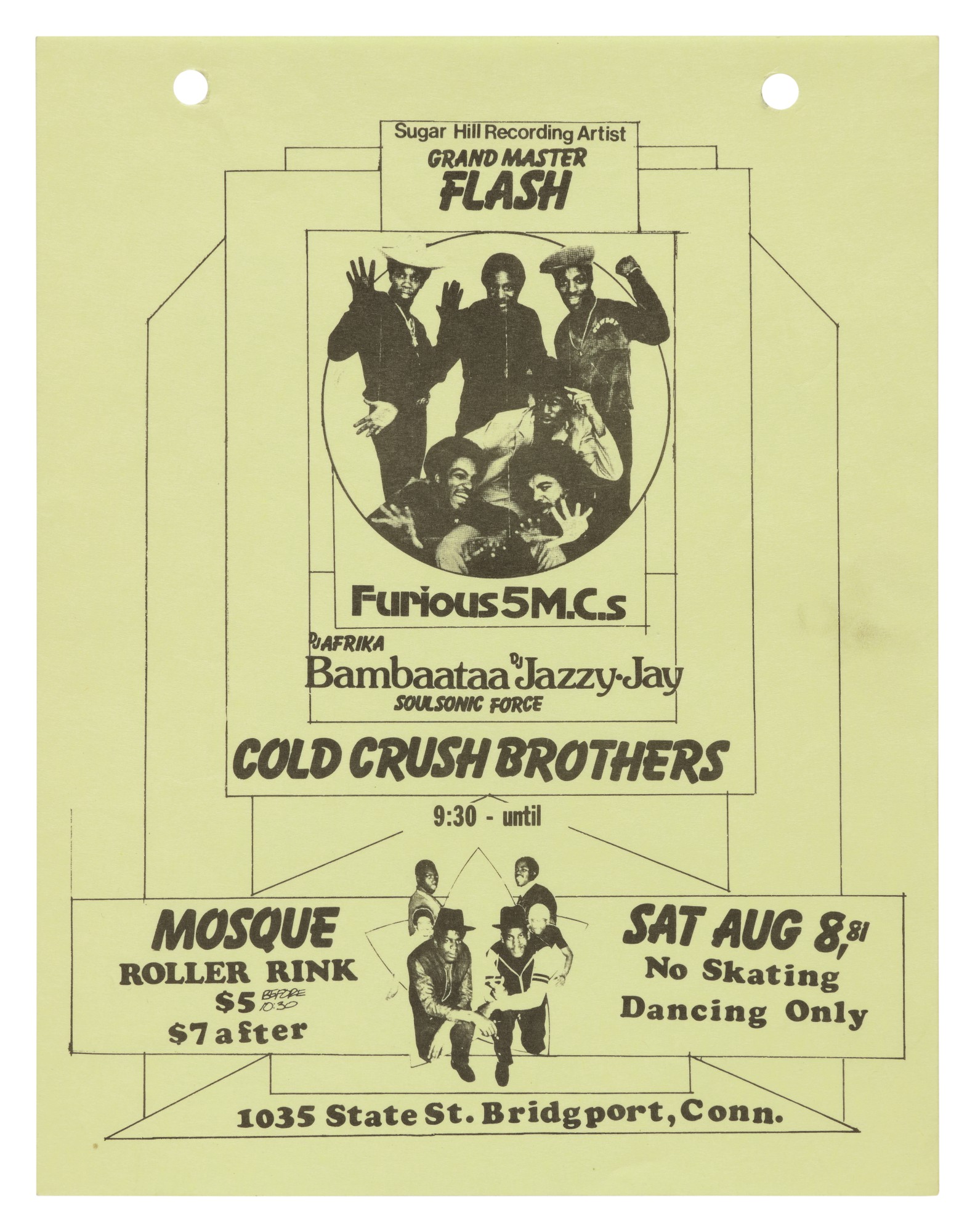 [BUDDY ESQUIRE] | Collection of 12 early Hip Hop flyers designed by ...