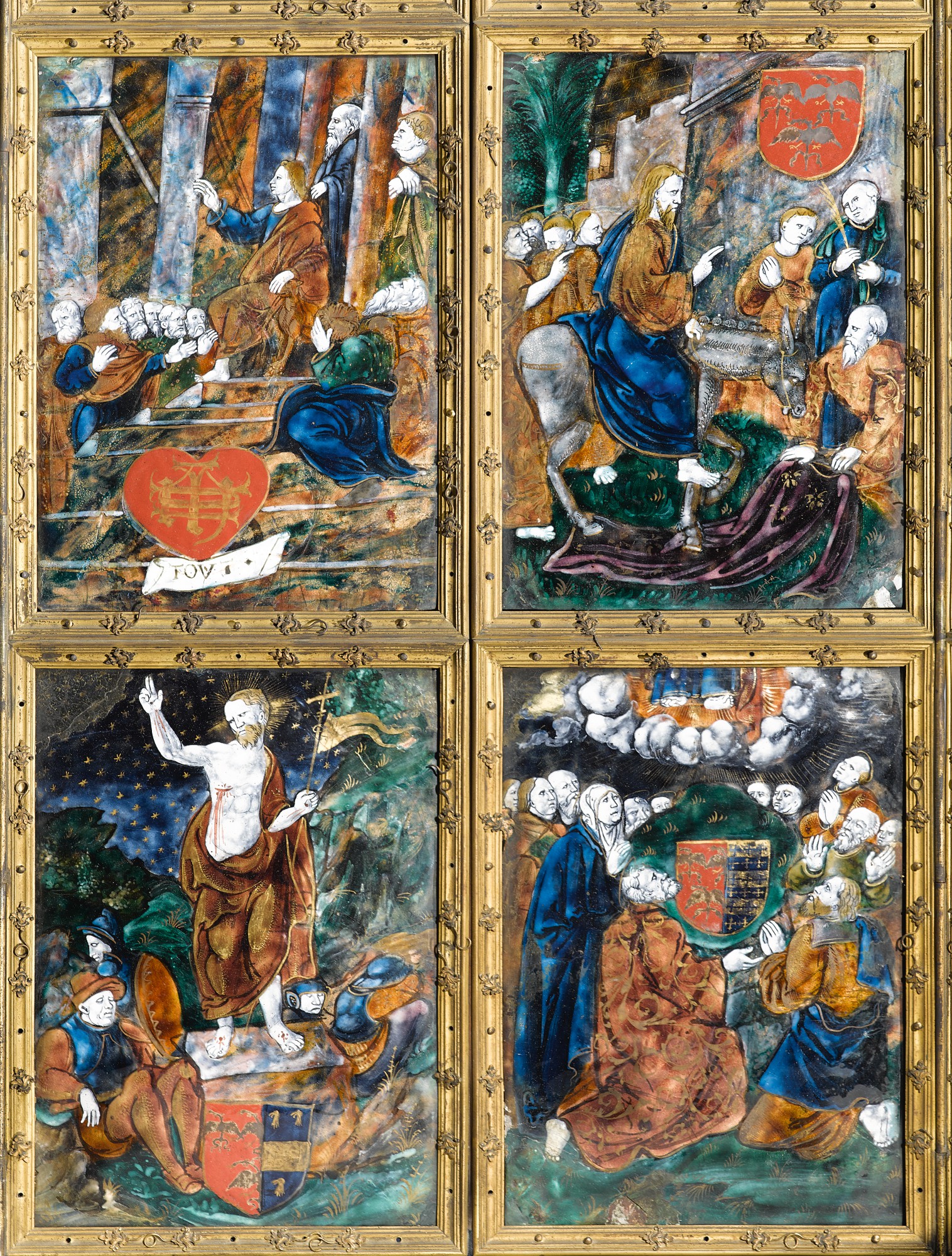 Triptych depicting Scenes from the Life and Passion of Christ | Master Sculpture and Works of ...