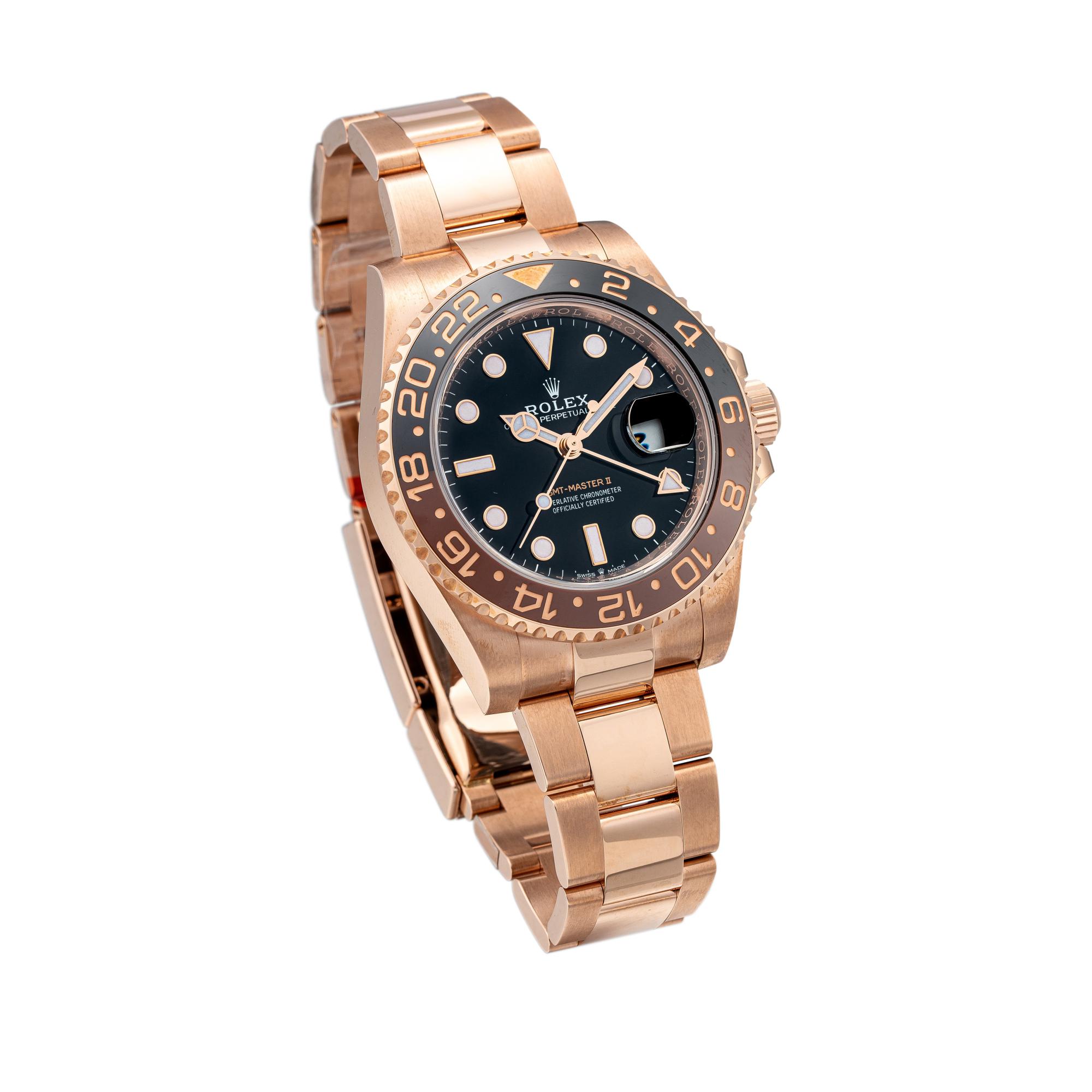 GMT-Master II, Reference 126715CHNR | An Everose gold dual time zone ...