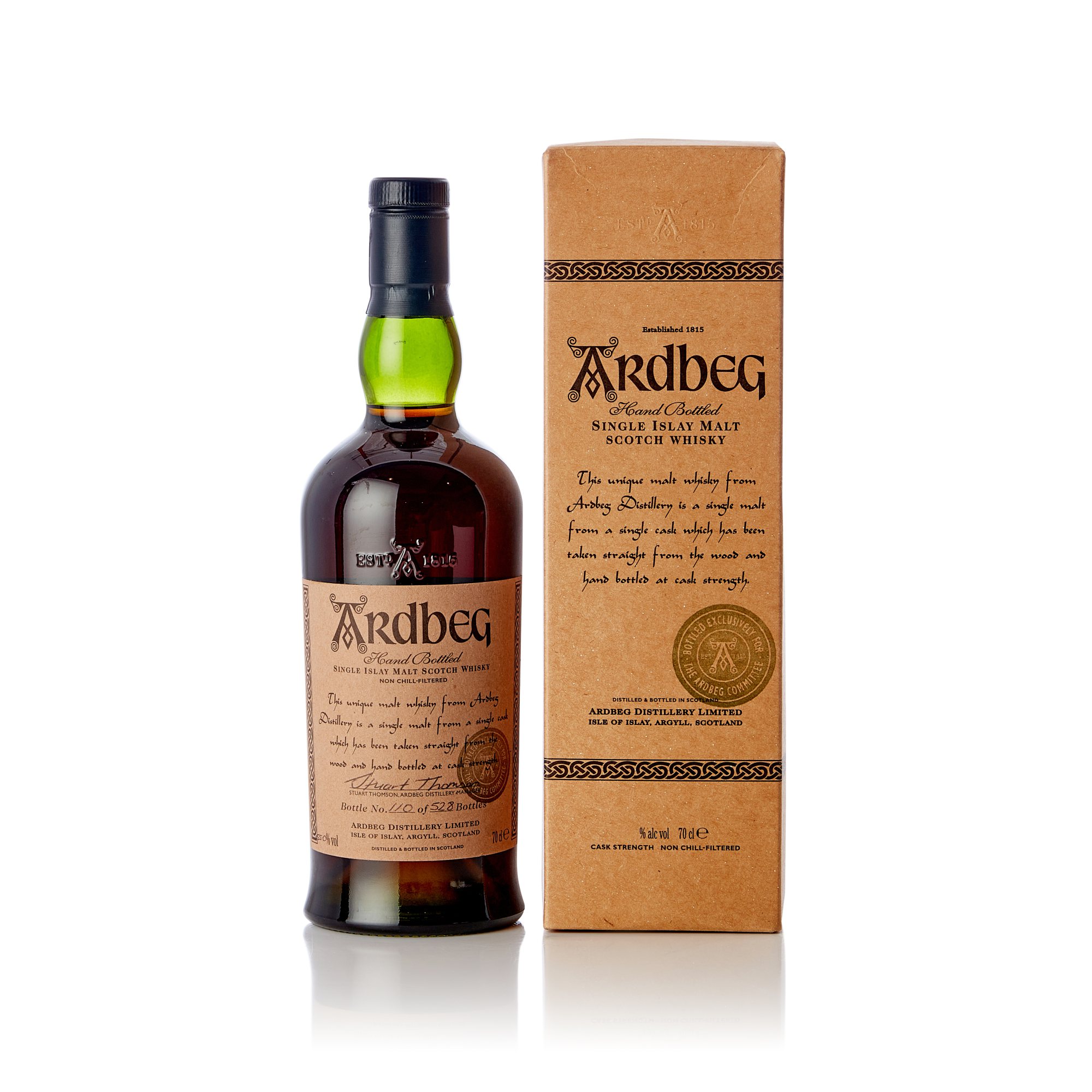 Ardbeg 23 Year Old Sherry Committee Reserve 55.0 abv 1976 (1 BT70 ...