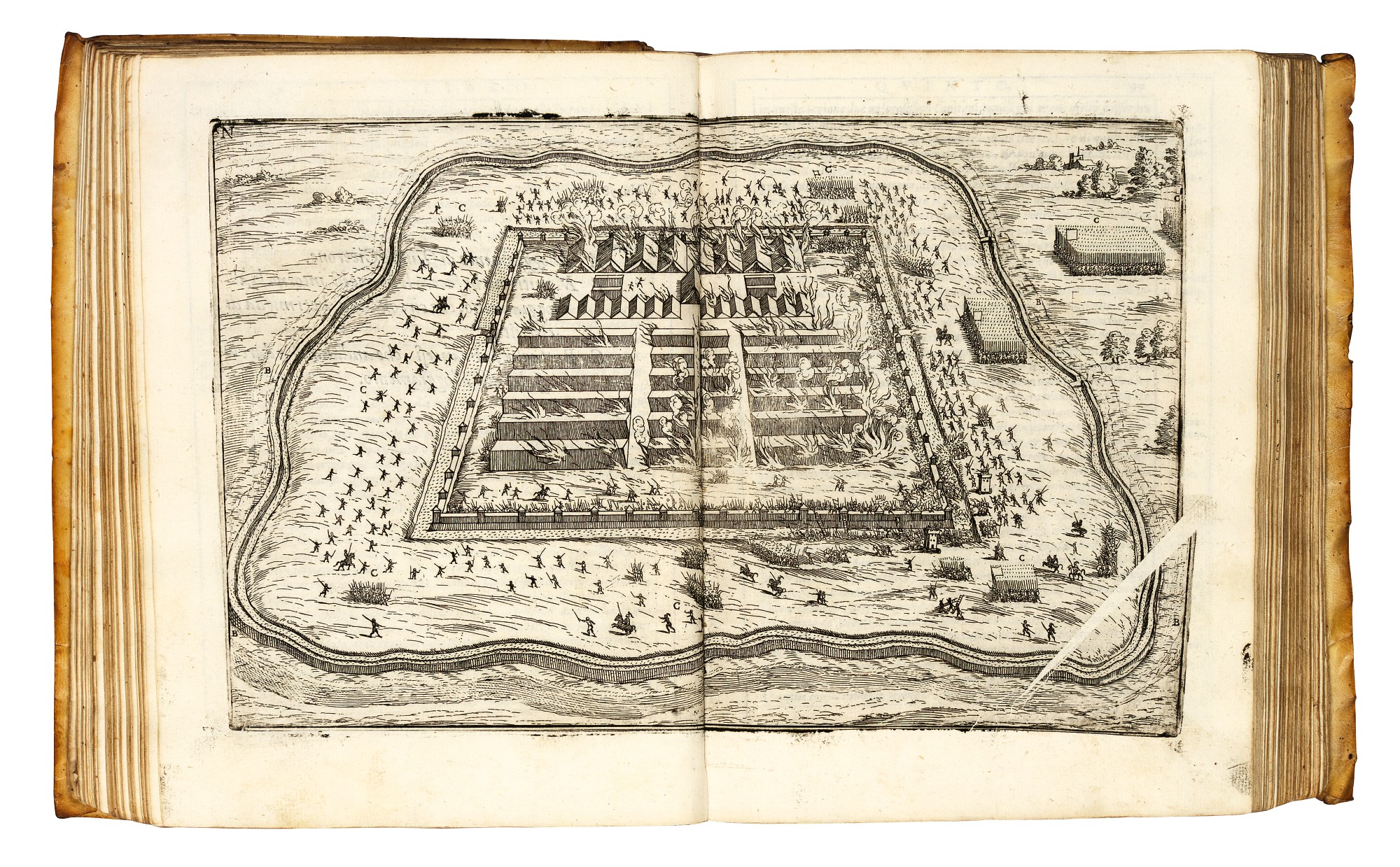 Caesar, I commentarii, illustrated by Palladio, Venice, 1575 ...