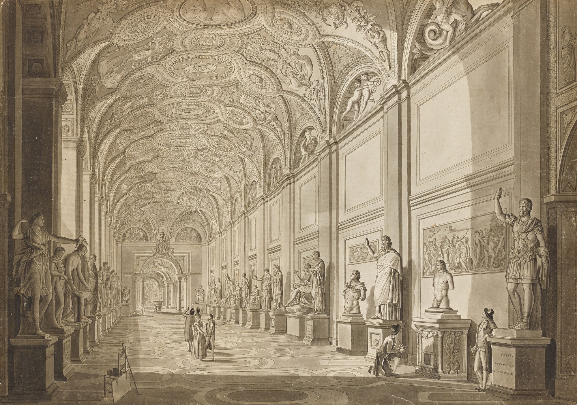 Fourteen Views of the Museo Pio-Clementino, Rome | Town & Country: A ...