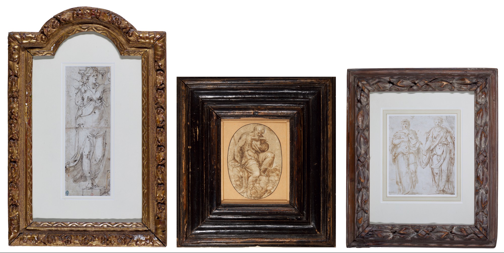 ROMAN SCHOOL, 16TH CENTURY | Study of a standing female figure ...