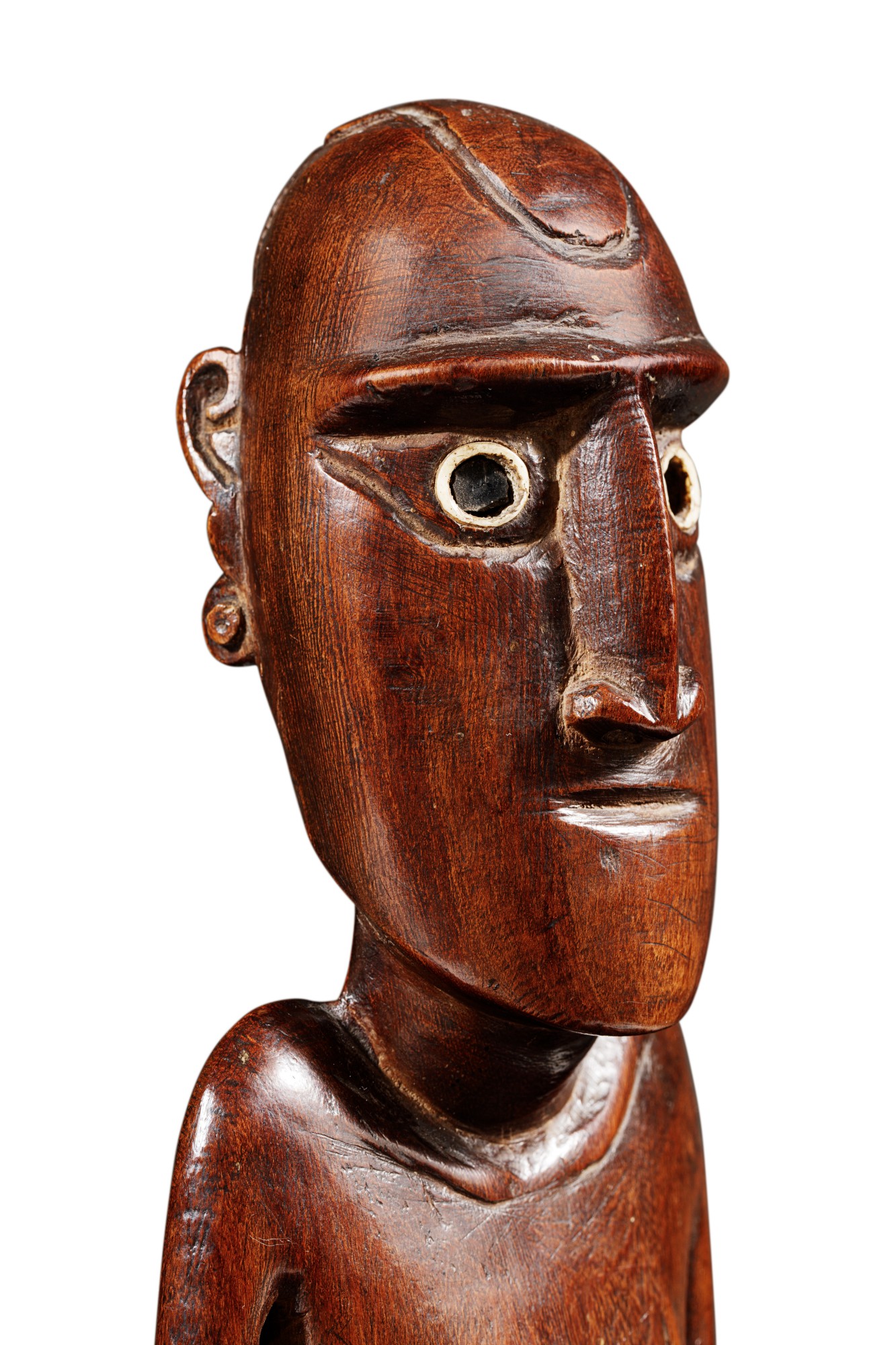 Statue, Moai Papa, Île de Pâques | Moai Papa figure, Easter island ...