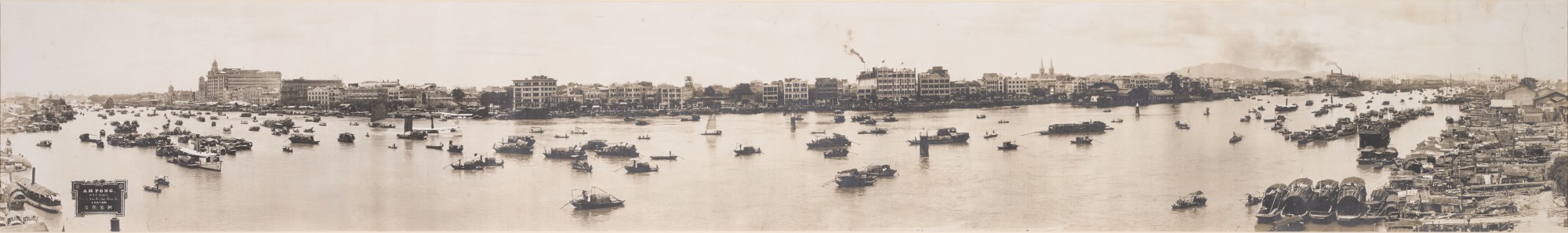 China—Afong studio | Photograph panorama of Canton, circa. 1923 ...
