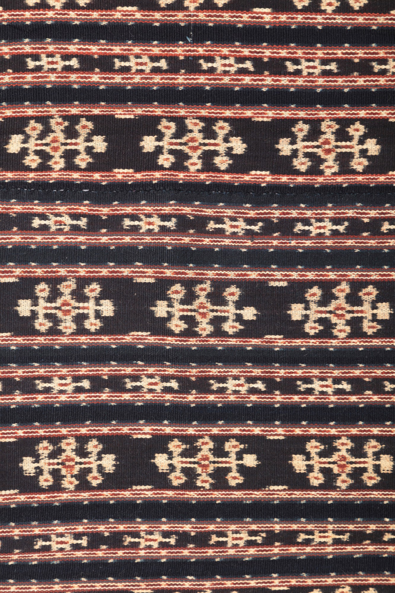 Vêtement cérémoniel d'homme selimut ikat, Île de Sawu, Île de Timor ...