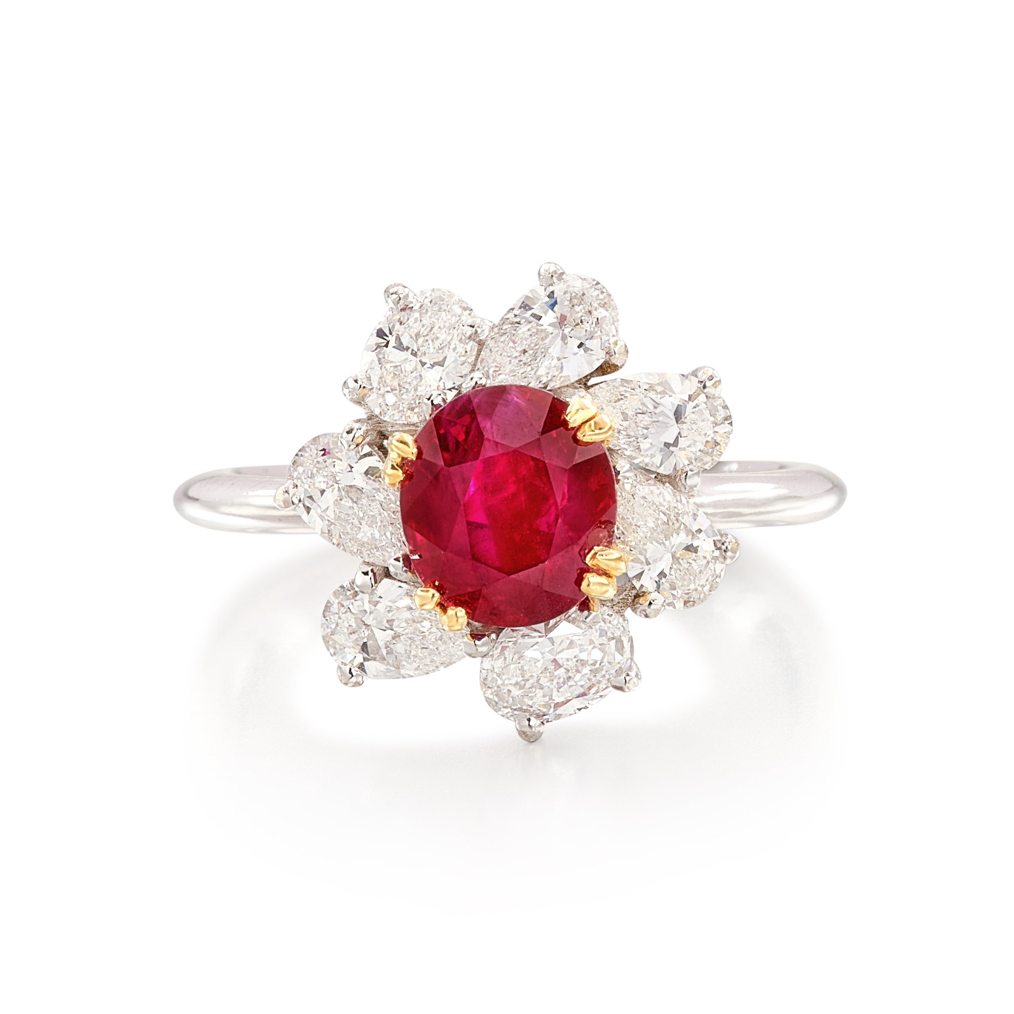 Ruby and Diamond Ring | 2.00克拉 天然「緬甸」未經加熱紅寶石 配 鑽石 戒指 | Fine Jewels ...