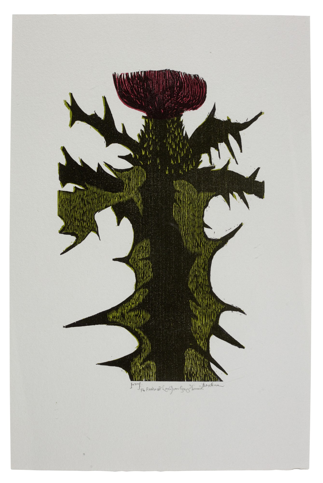 Leonard Baskin | Proofs of eight engravings, signed by the artist, c ...