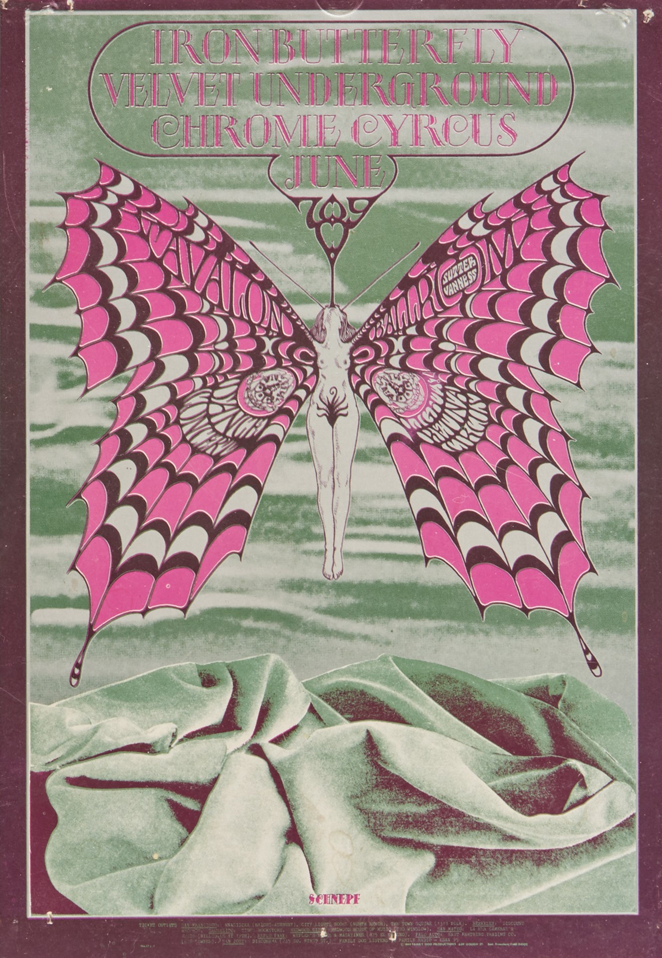 [Avalon Ballroom] | Handbills from the height of the psychedelic ...
