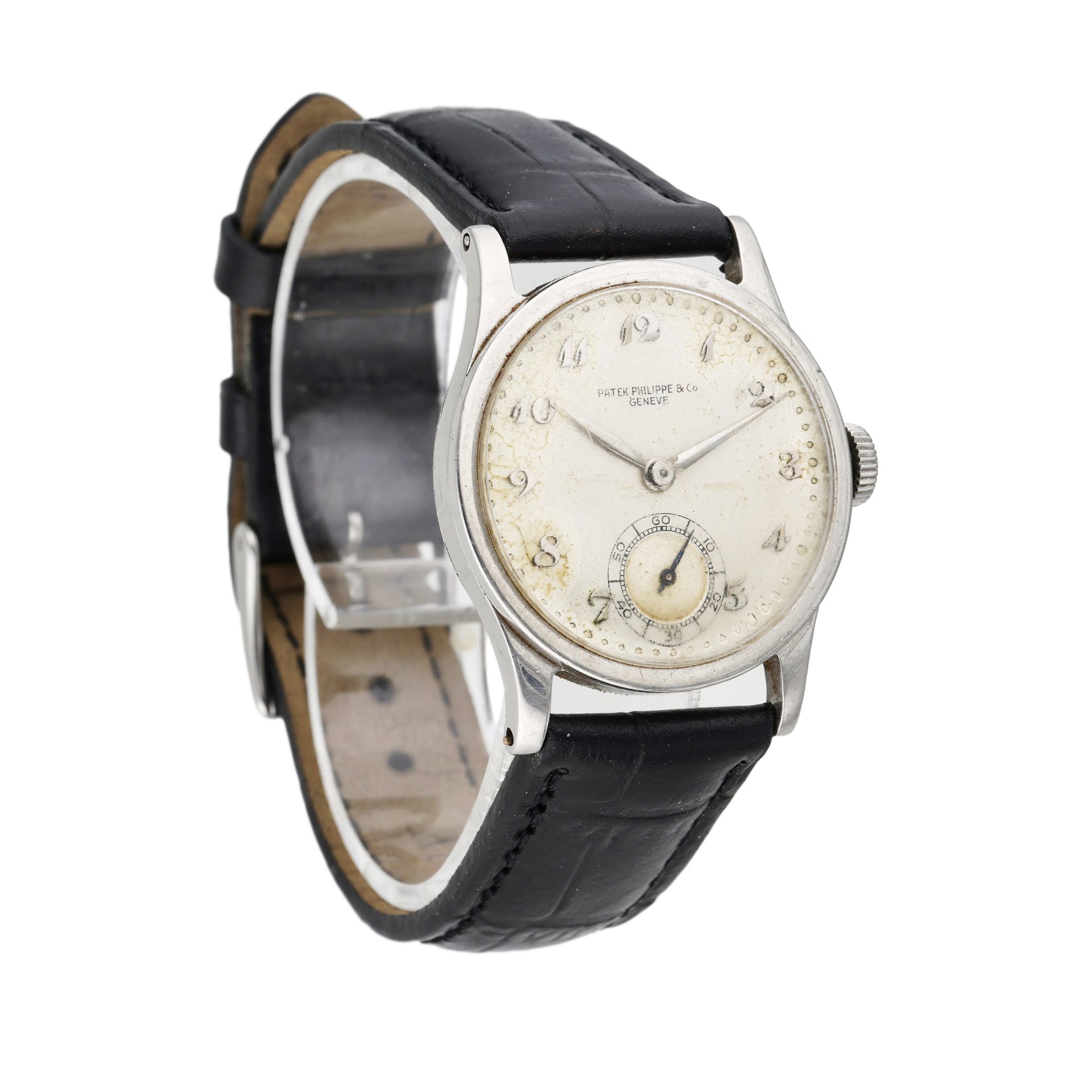 Reference 96 Calatrava | A stainless steel wristwatch with Breguet ...