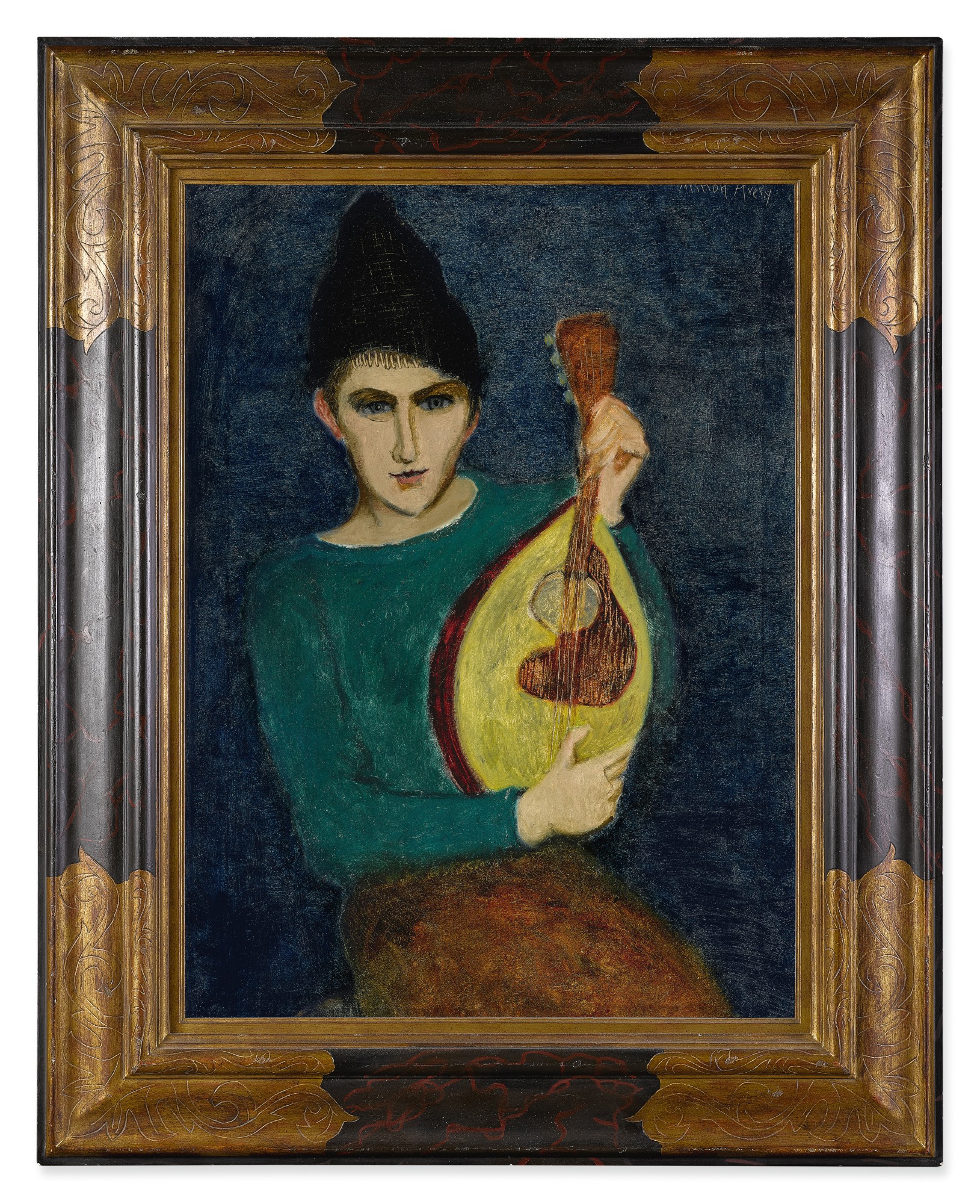 Woman with Mandolin | American Art | | Sotheby's