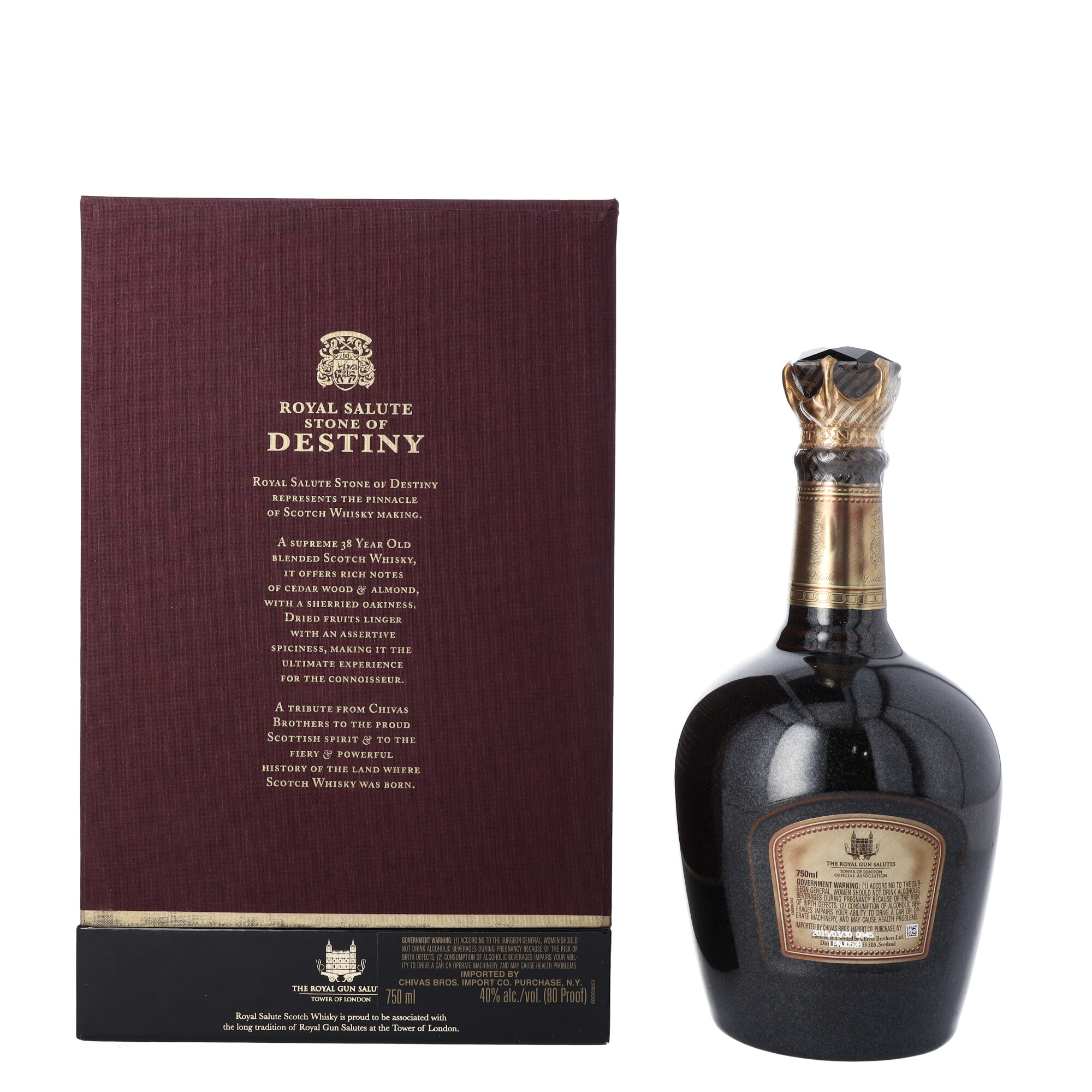 Chivas Regal Royal Salute 38 Year Old Stone Of Destiny 40.0 abv NV (1 ...