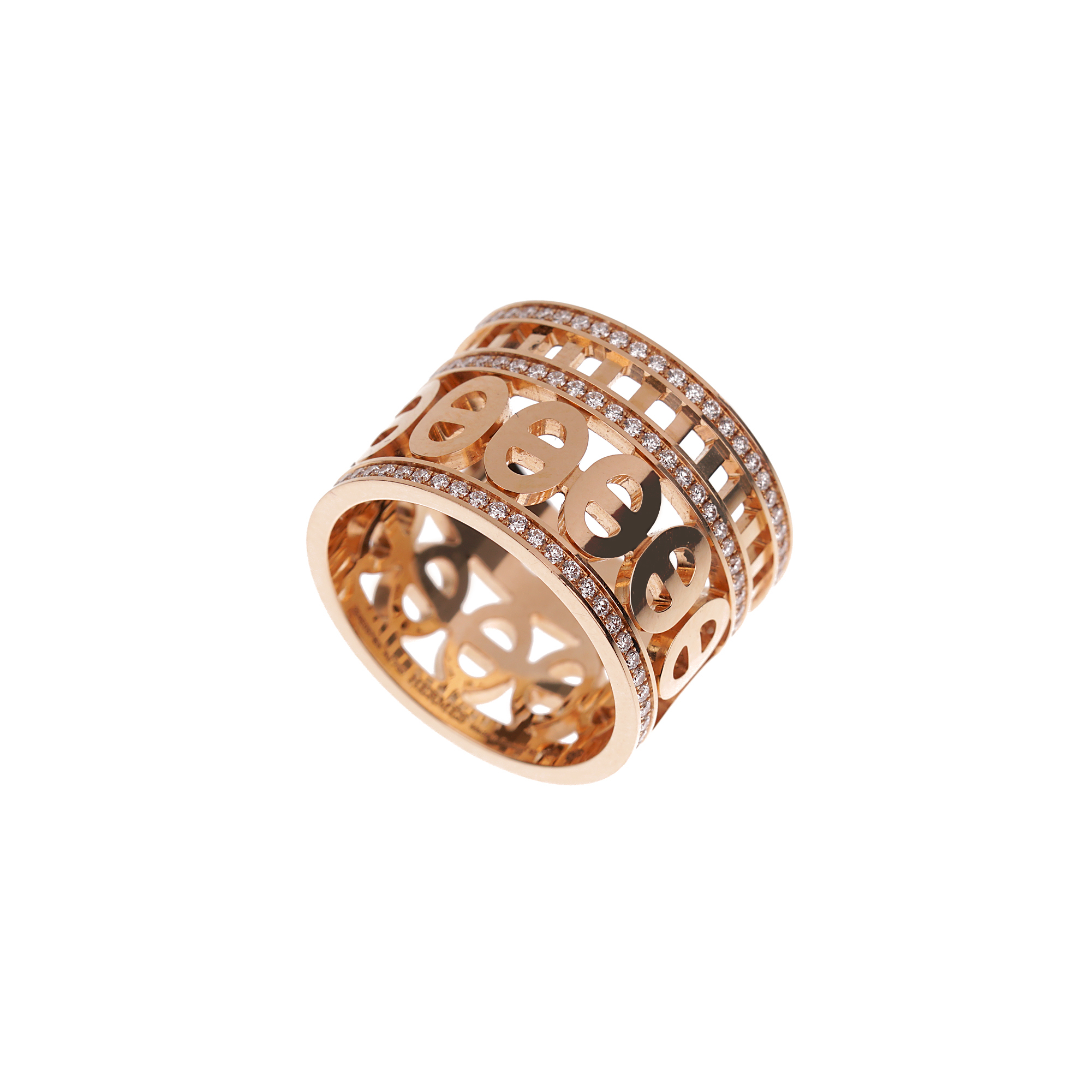 Hermes Rose Gold And Diamond Chaine D Ancre Eternity Band Ring Available For Immediate Sale At Sotheby s