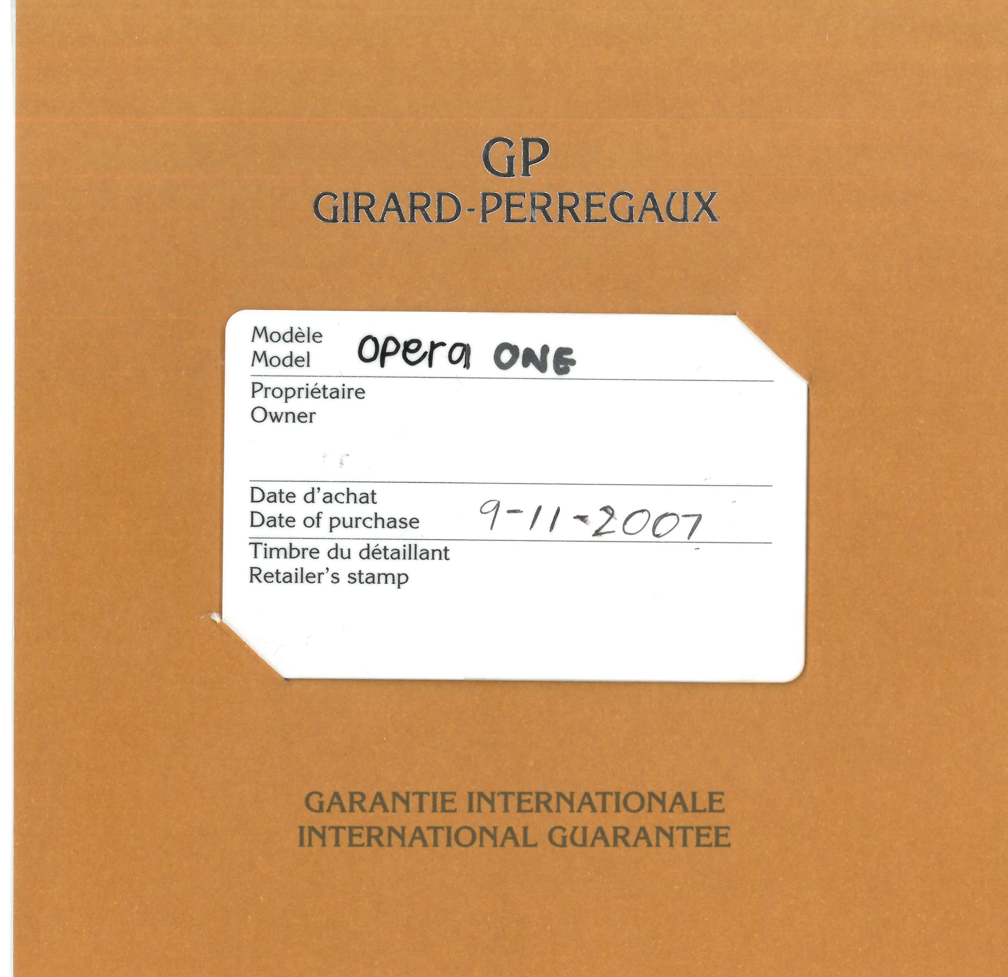 Opera One | A white gold semi-skeletonized Westminster carillon chime ...