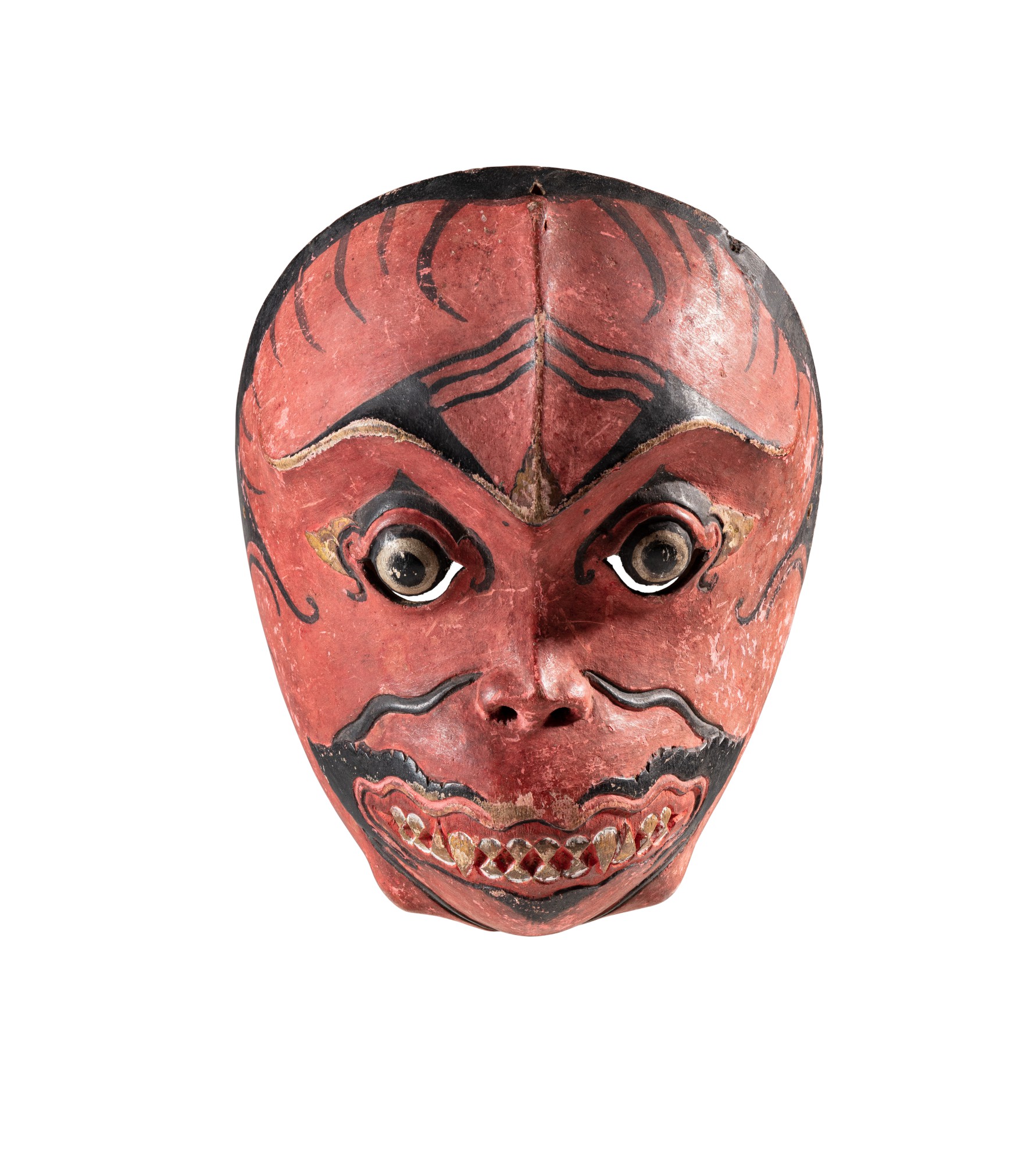 Masque topeng représentant Hanuman, Java, Indonésie | Topeng mask ...
