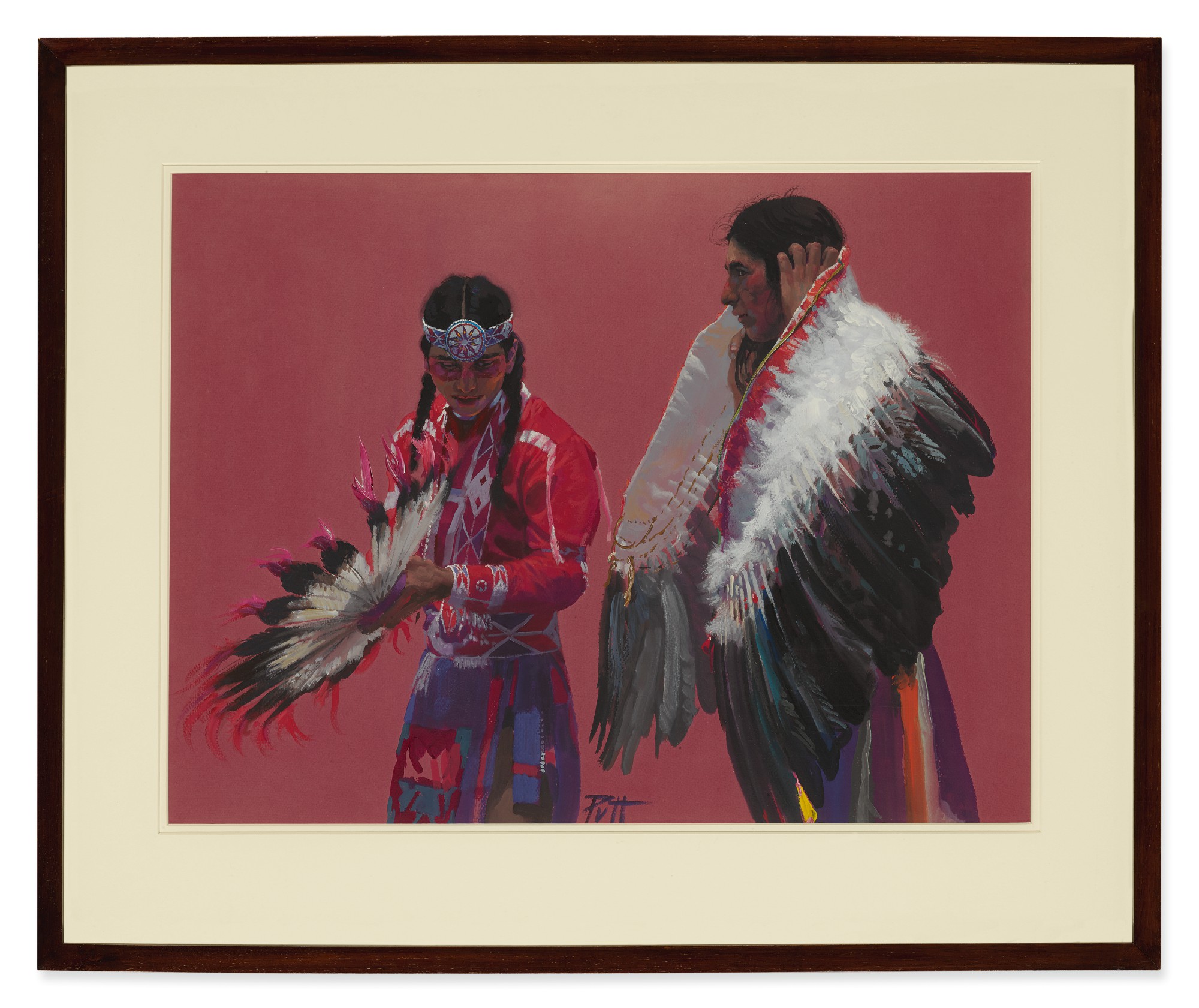 DONALD (PUTT) PUTNAM | EAGLE DANCERS | American Art Online | American ...