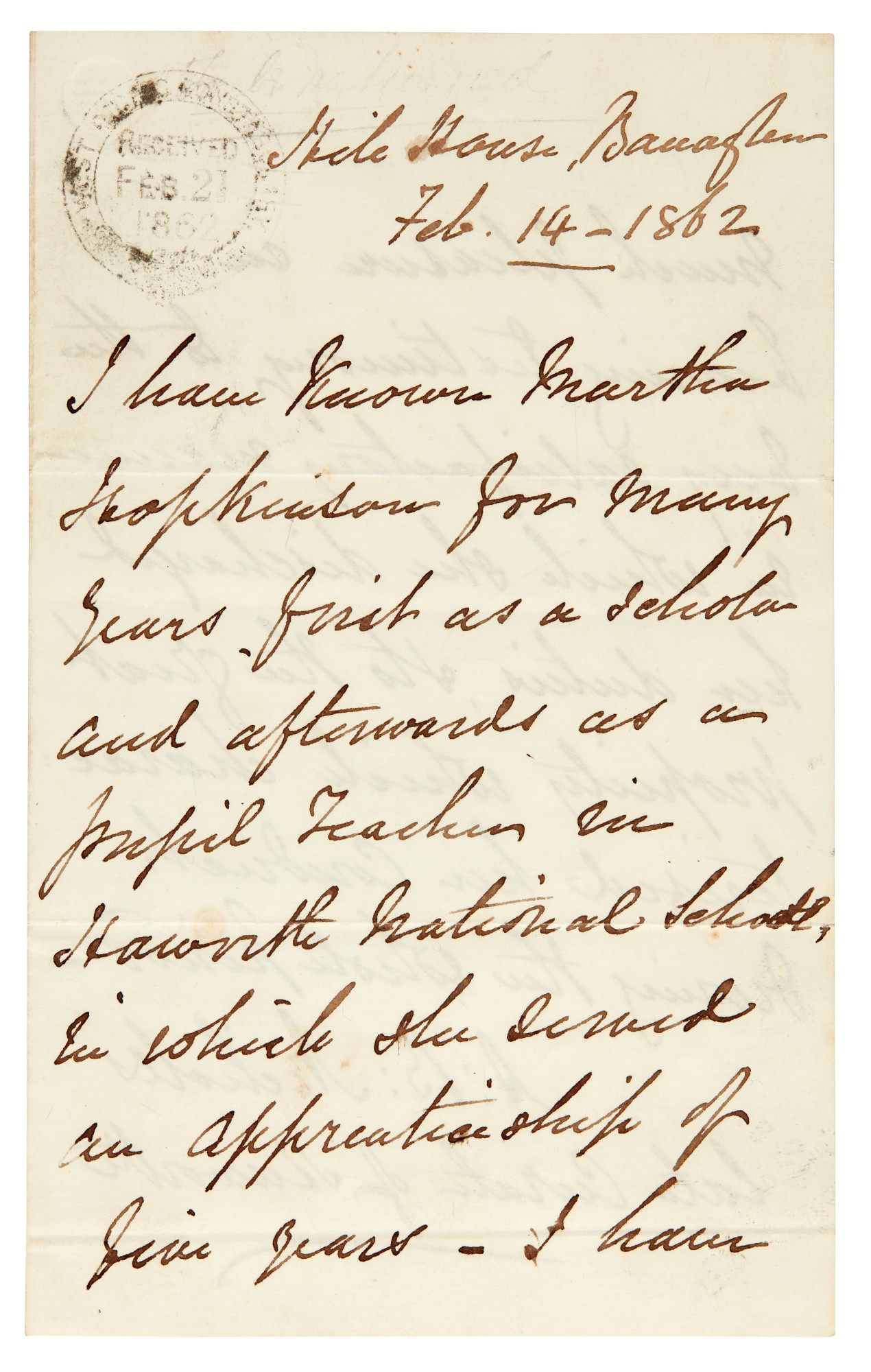 BRONTË FAMILY | Collar, said to have belonged to Charlotte Brontë, with ...