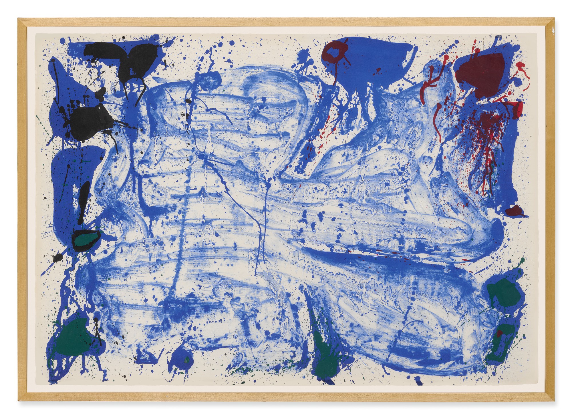 SAM FRANCIS | BLUE BLOOD STONE; HAPPY DEATH STONE; AND COLDEST STONE ...
