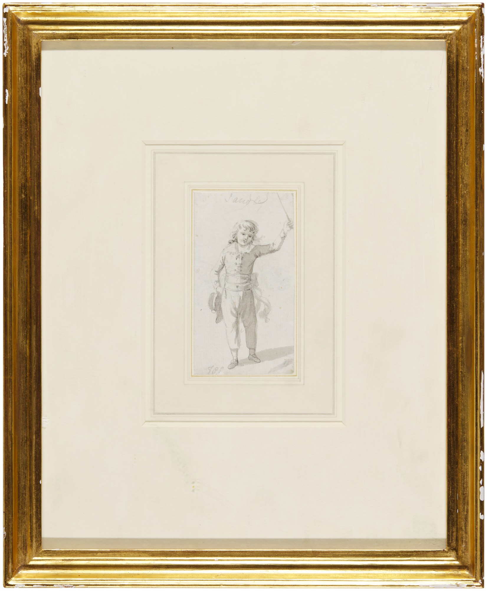 Recto: Boy cracking a whip Verso: a figure study | Old Master & British ...