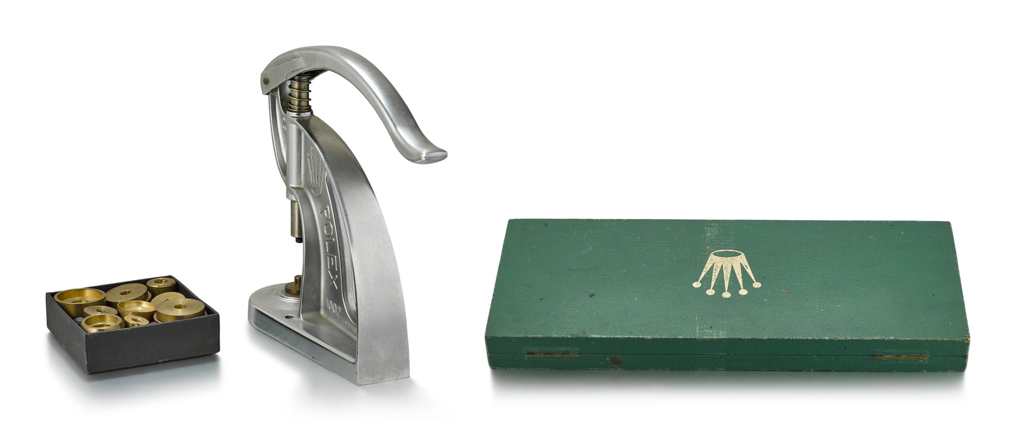 ROLEX | A STEEL STAKING TOOL FOR BEZELS AND CRYSTALS, CIRCA 1965, 12 ...