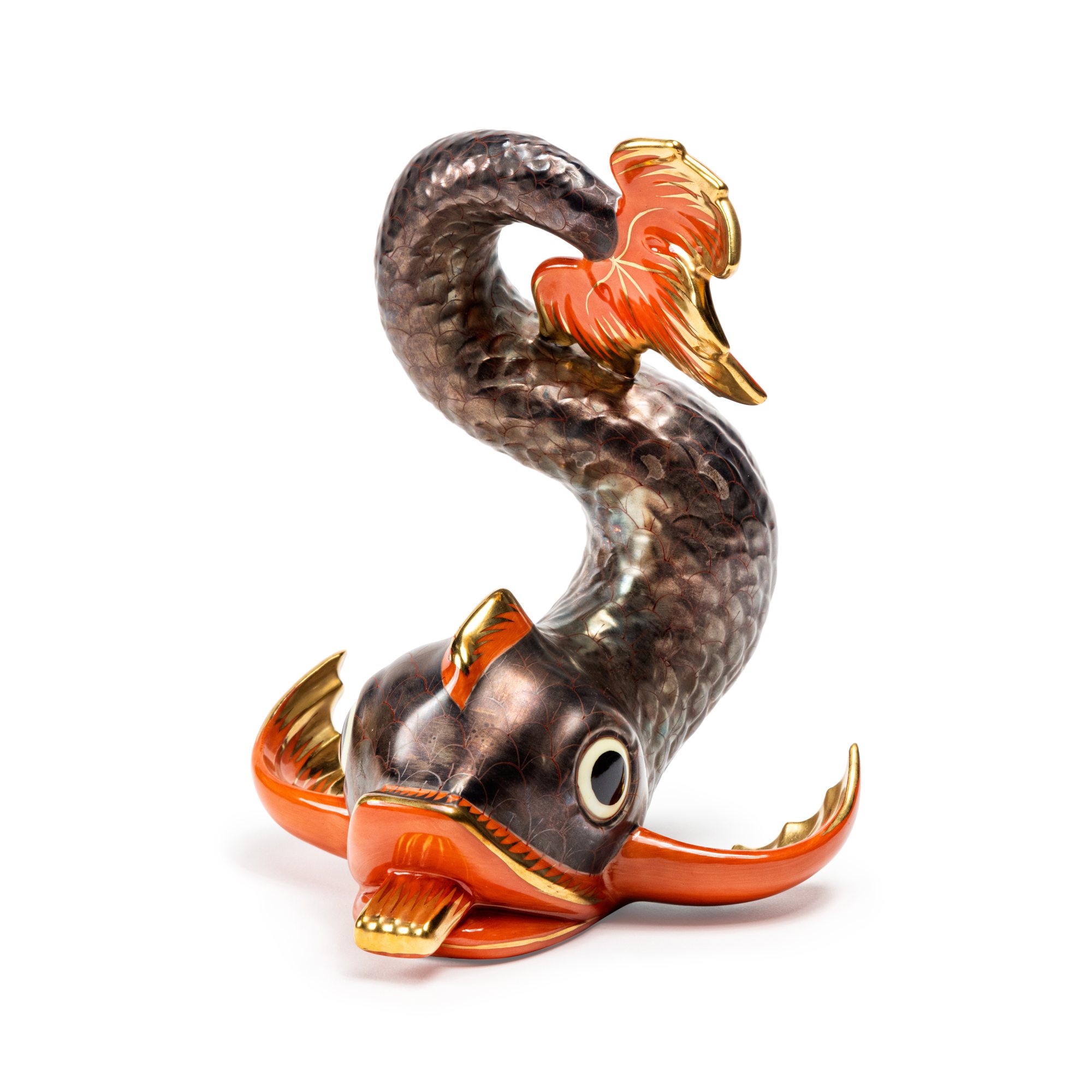 A Group of Herend Dolphin Table Ornaments, First Half 20th Century and ...